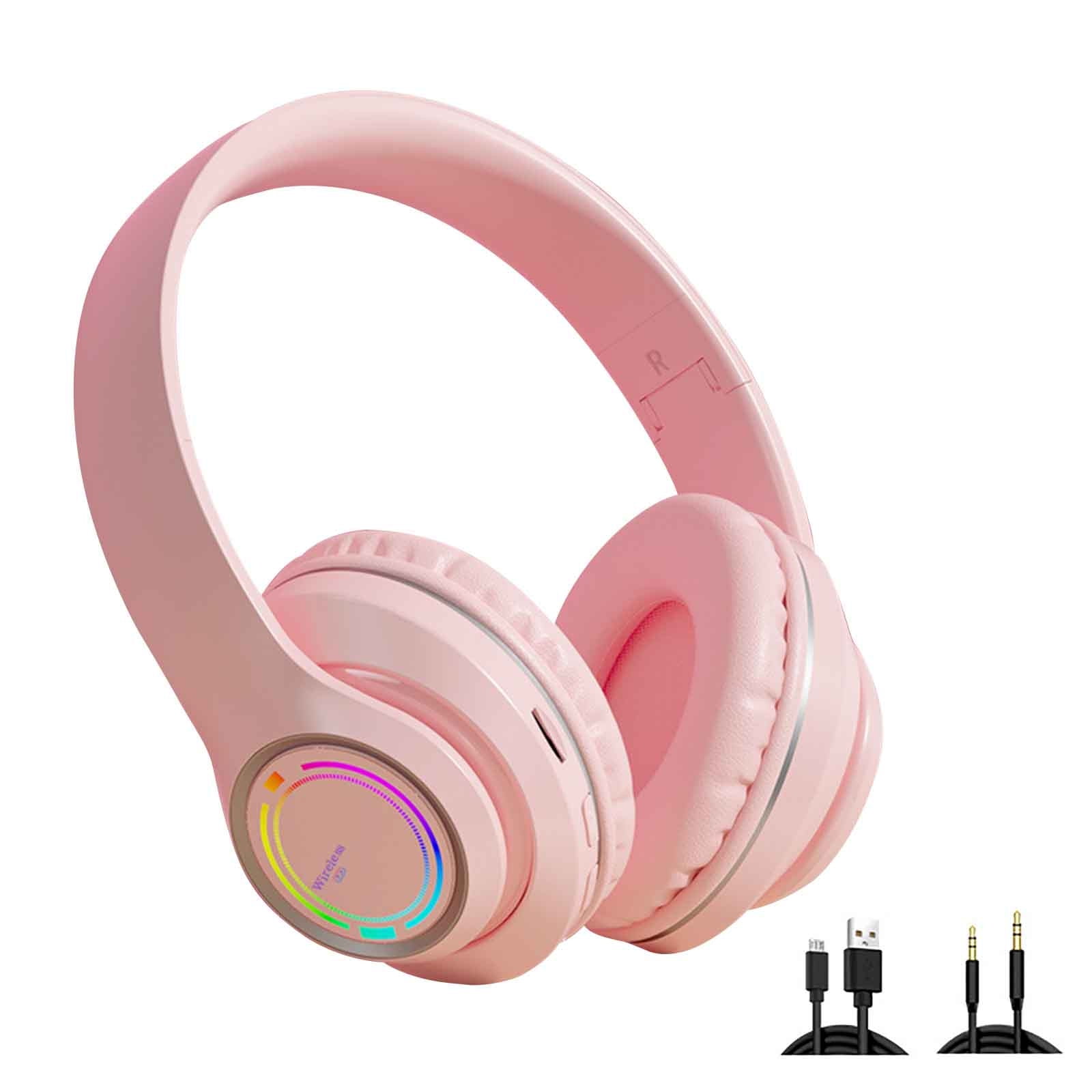 Bluetooth Headset, Bluetooth Headphones with Microphone Mute, 65Hrs ...