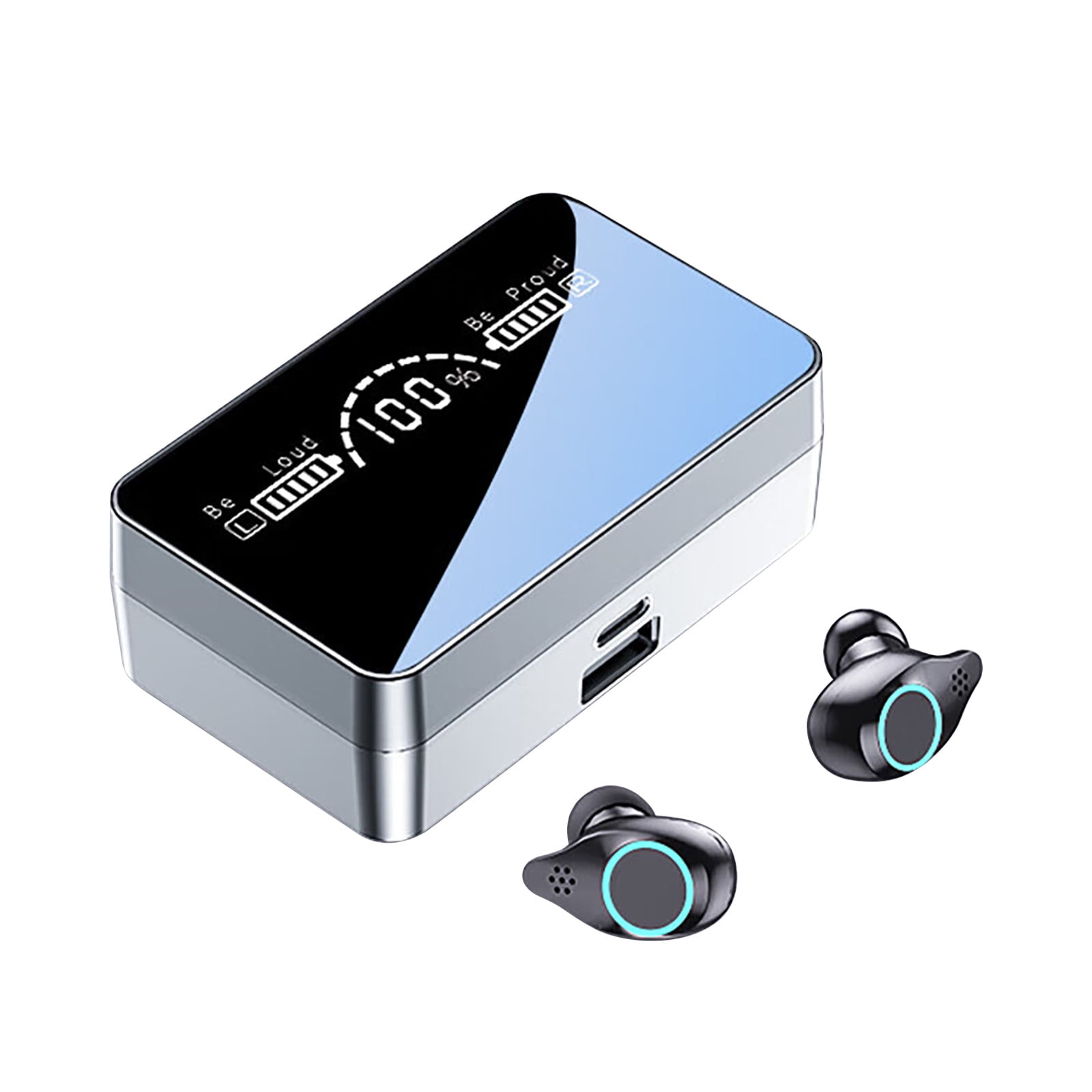 Wireless Earbuds,Bluetooth 5.4 Ear Bud LED Power Display Headphones ...