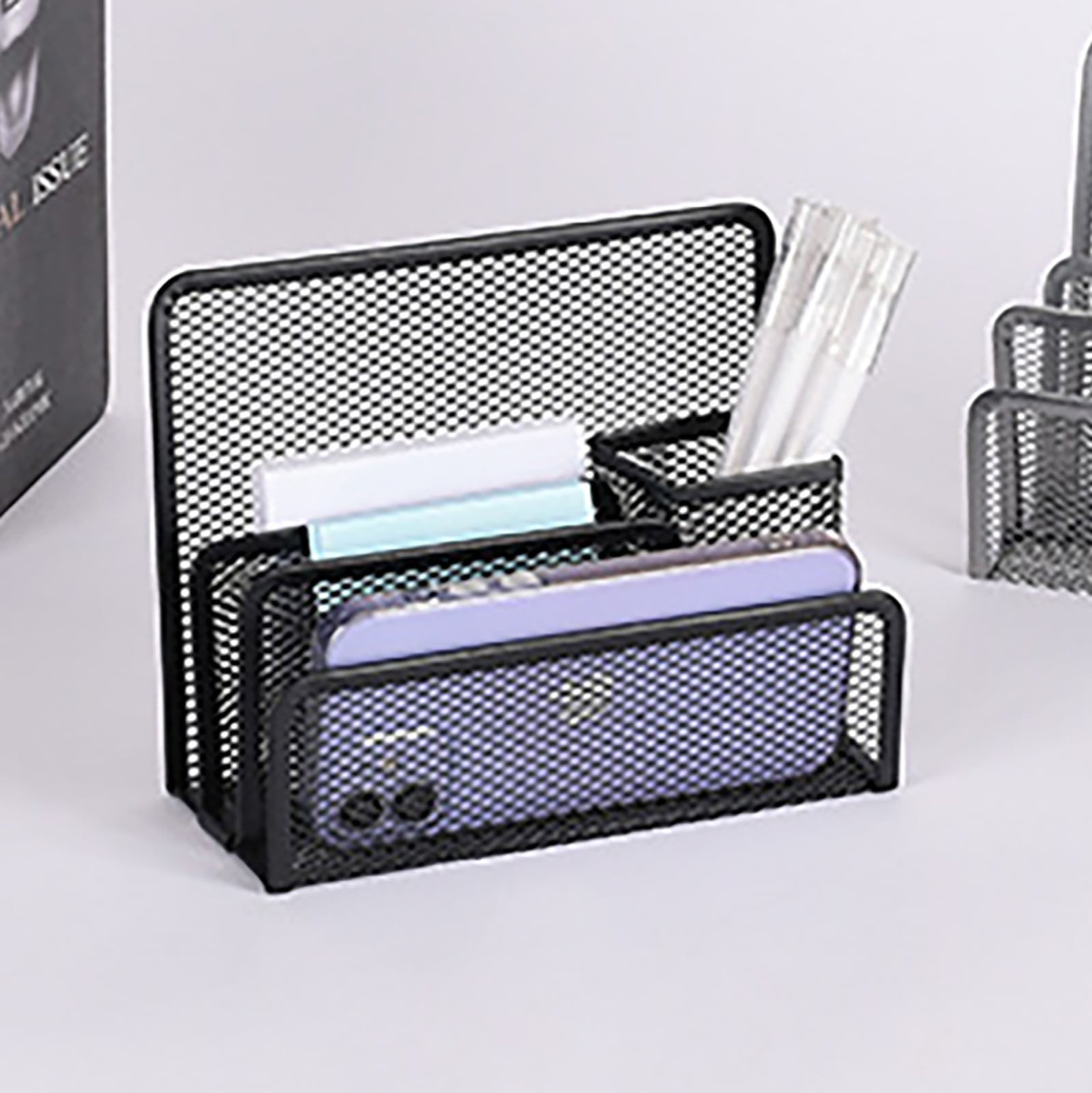 Sales today!‌Desktop Mail Organizer with Letter Sorter, Pen Holder & 2 ...