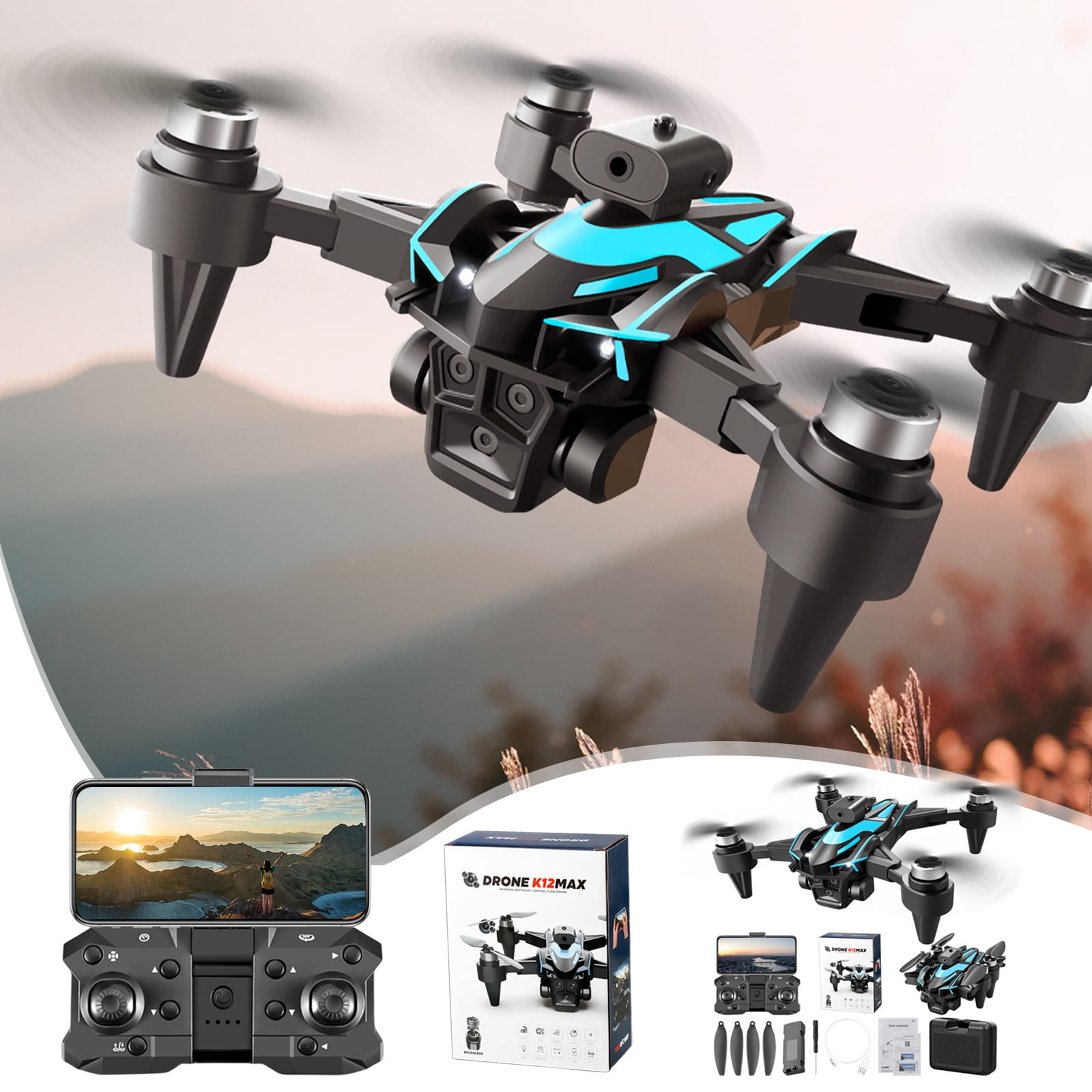 Sales today Drones with Camera for Adults 4K, 38-min Flight Time, up to ...