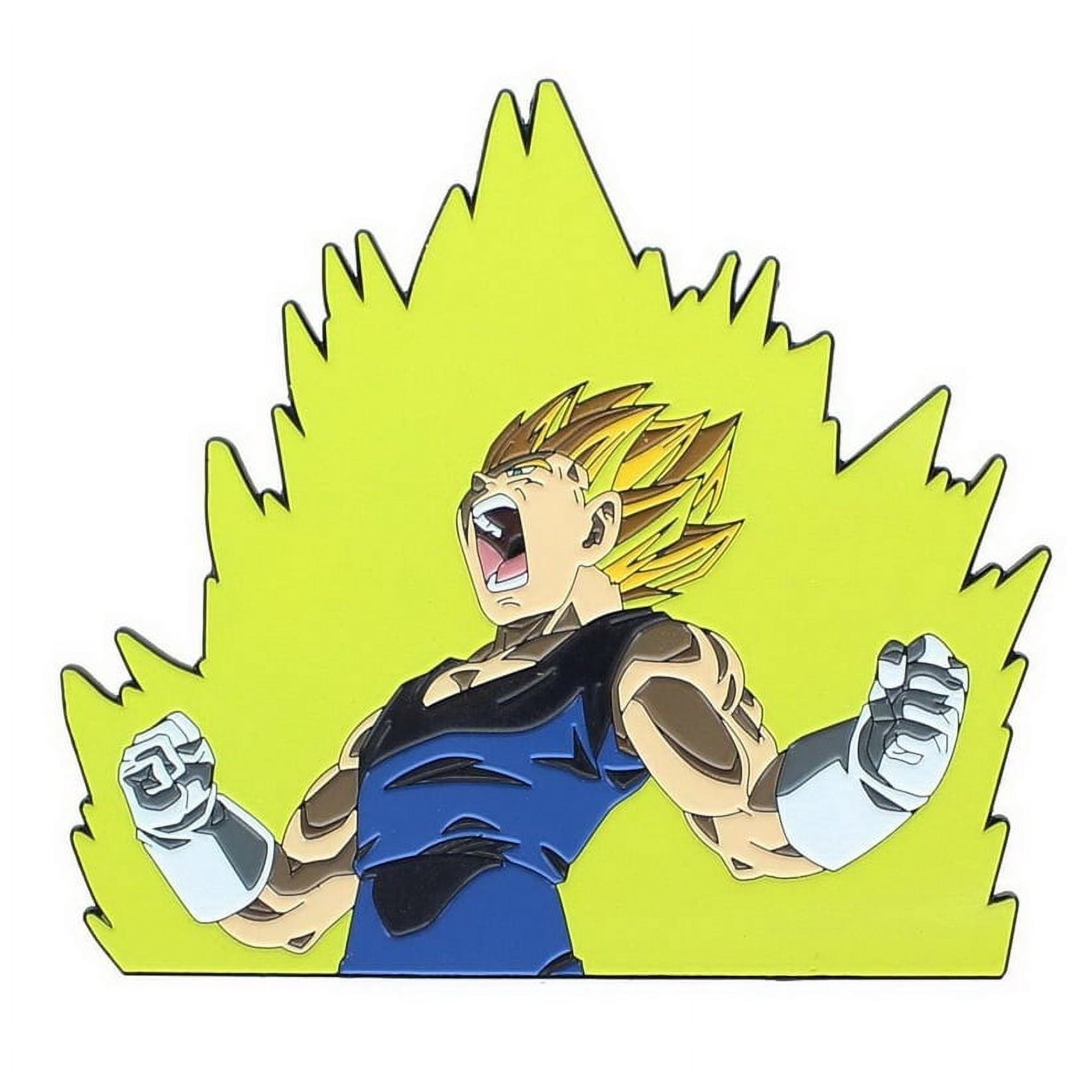 Super Saiyan Vegeta Powering Up