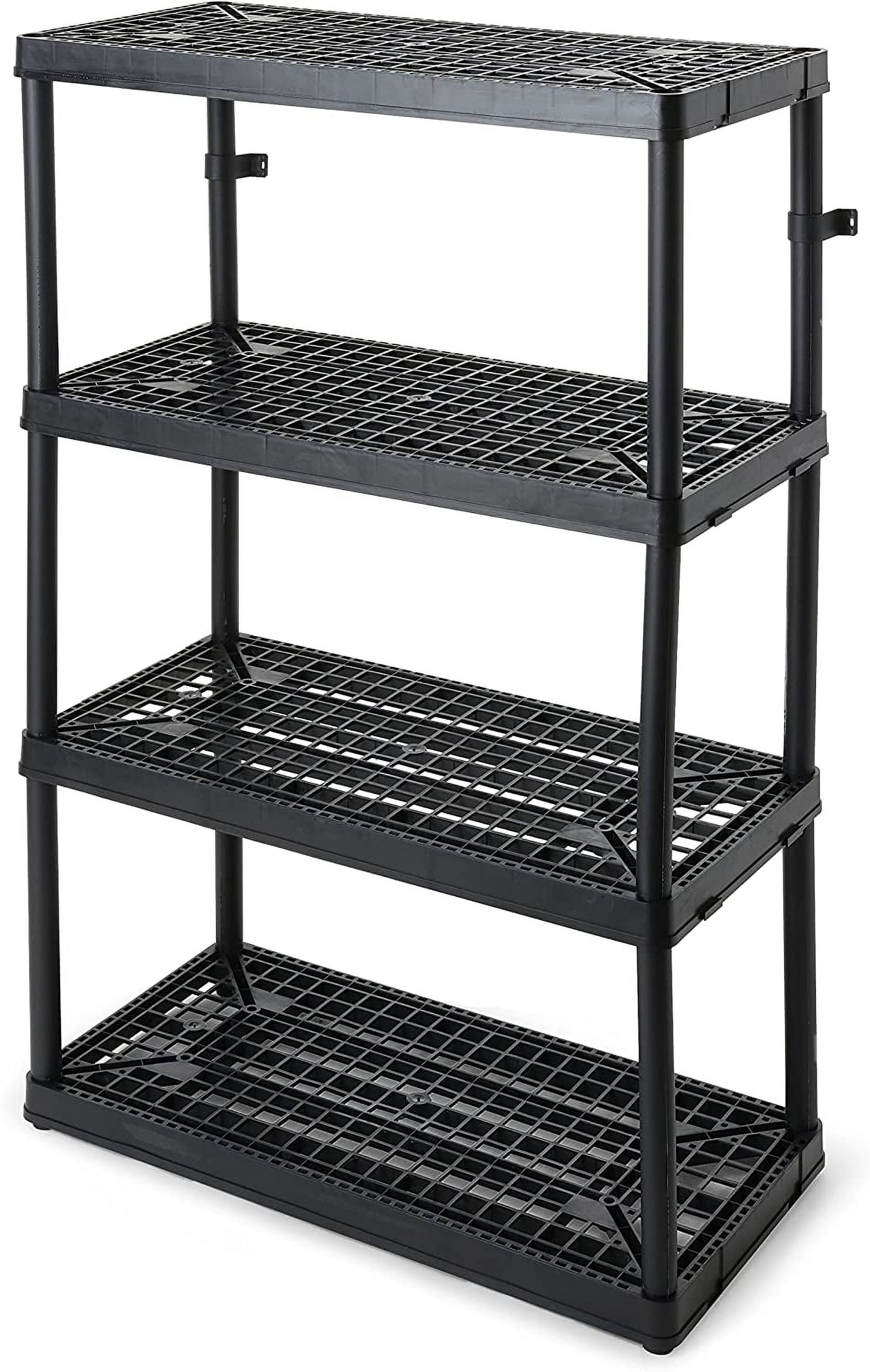 Salesgood Storage Shelving, Fixed-Height Heavy-Duty, Black - Walmart.com