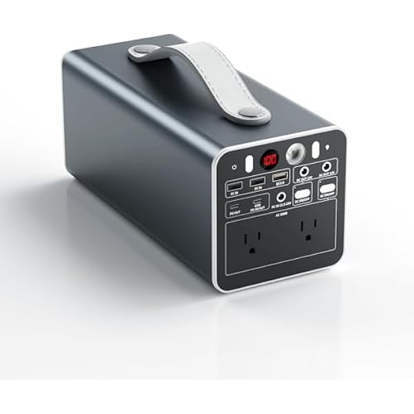 Salf 300W Portable Power Station, 299.7Wh Power Bank with AC Outlet ...