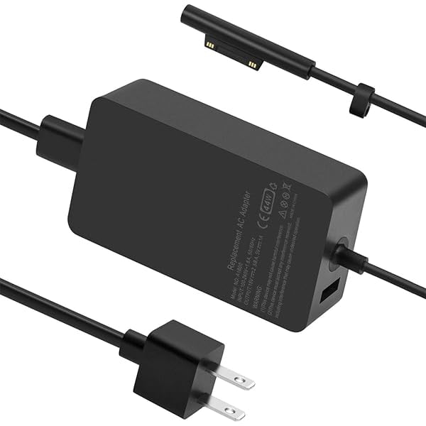 Salf Surface Charger, 44W Power Supply Adapter for Microsoft Surface ...