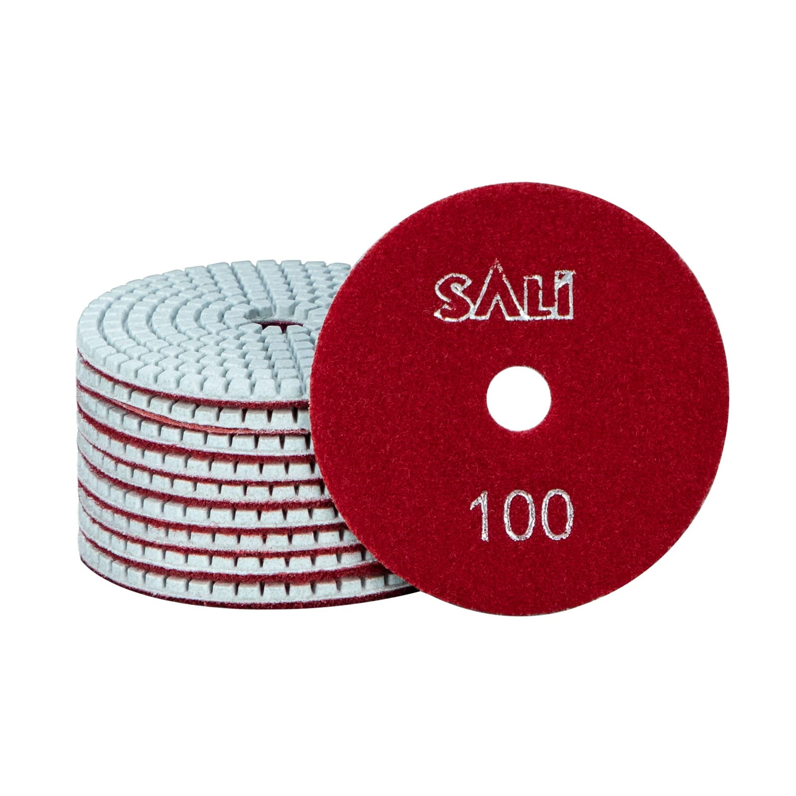 Sali 10 Pack Diamond Polishing Pads 4 Inch Wet Granite Stone Polish Pad ...