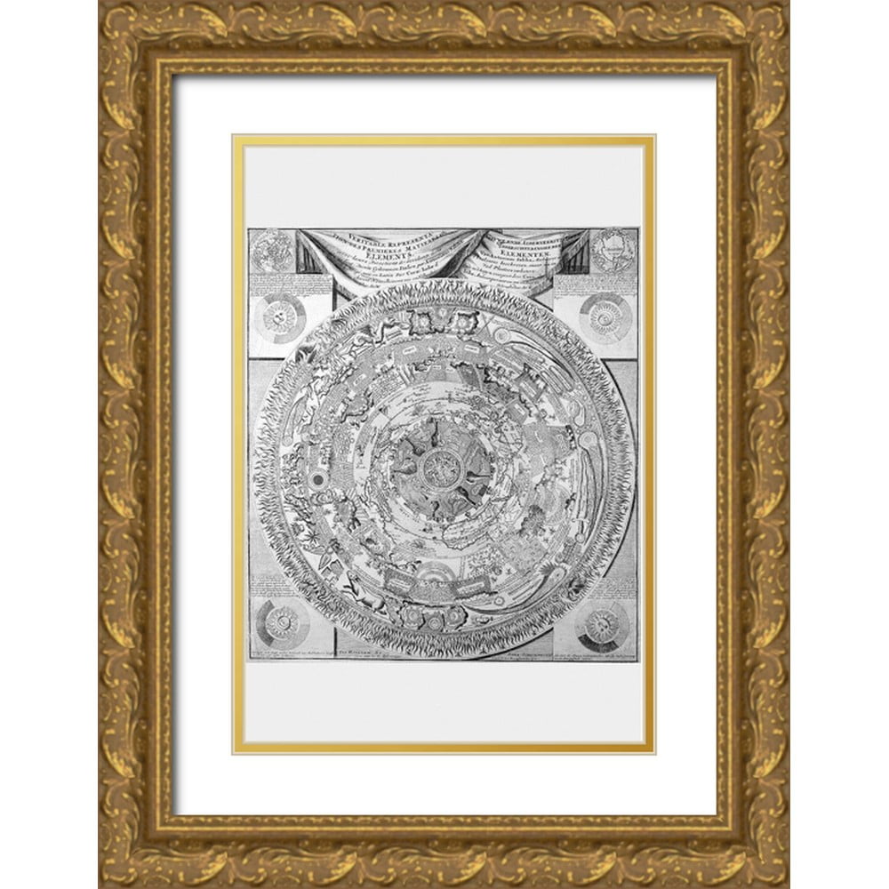 Saliba, Antonio 23x32 Gold Ornate Wood Framed with Double Matting Museum Art Print Titled ...