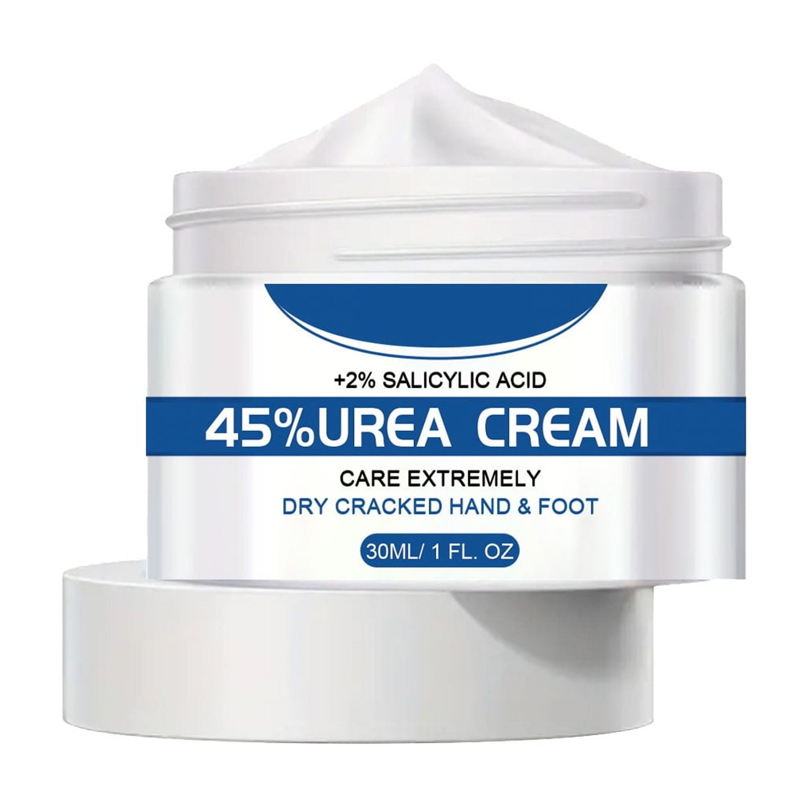Salicylic Acid 2%, Foot Cream for Dry Cracked Heels Feet Knees Elbows ...