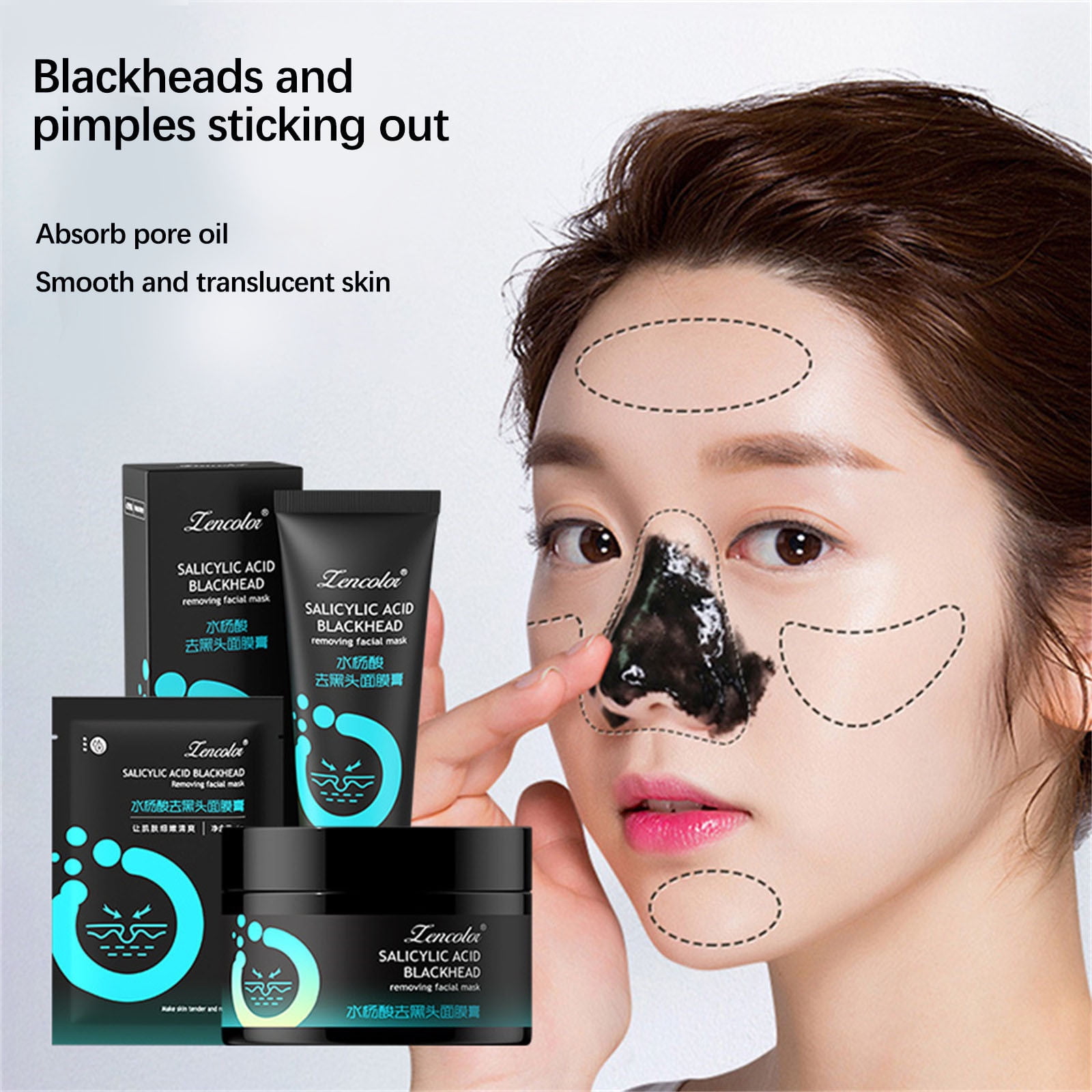 Salicylic Acid Pore Minimizer, Oil Control Nasal Mask Cream, Non ...