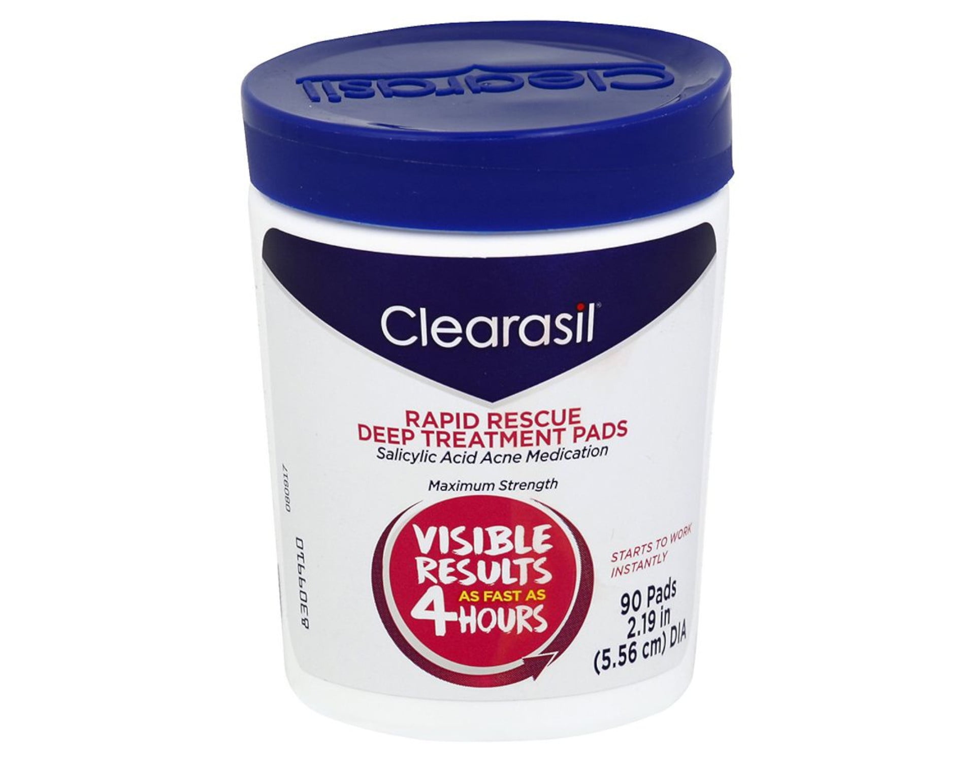 Salicylic Acid Rapid Deep Treatment Acne Pads, 90 count Clearasil ...