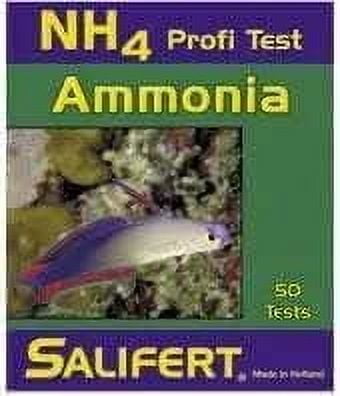 Salifert Ammonia Test Kit – NH3/NH4 Test for Saltwater & Freshwater ...