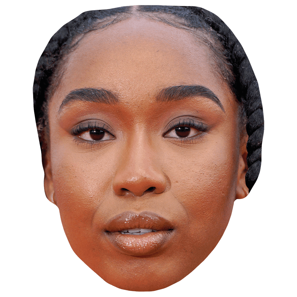 Salima Poumbga (Dark Hair) Big Head. Larger than life mask. - Walmart.com