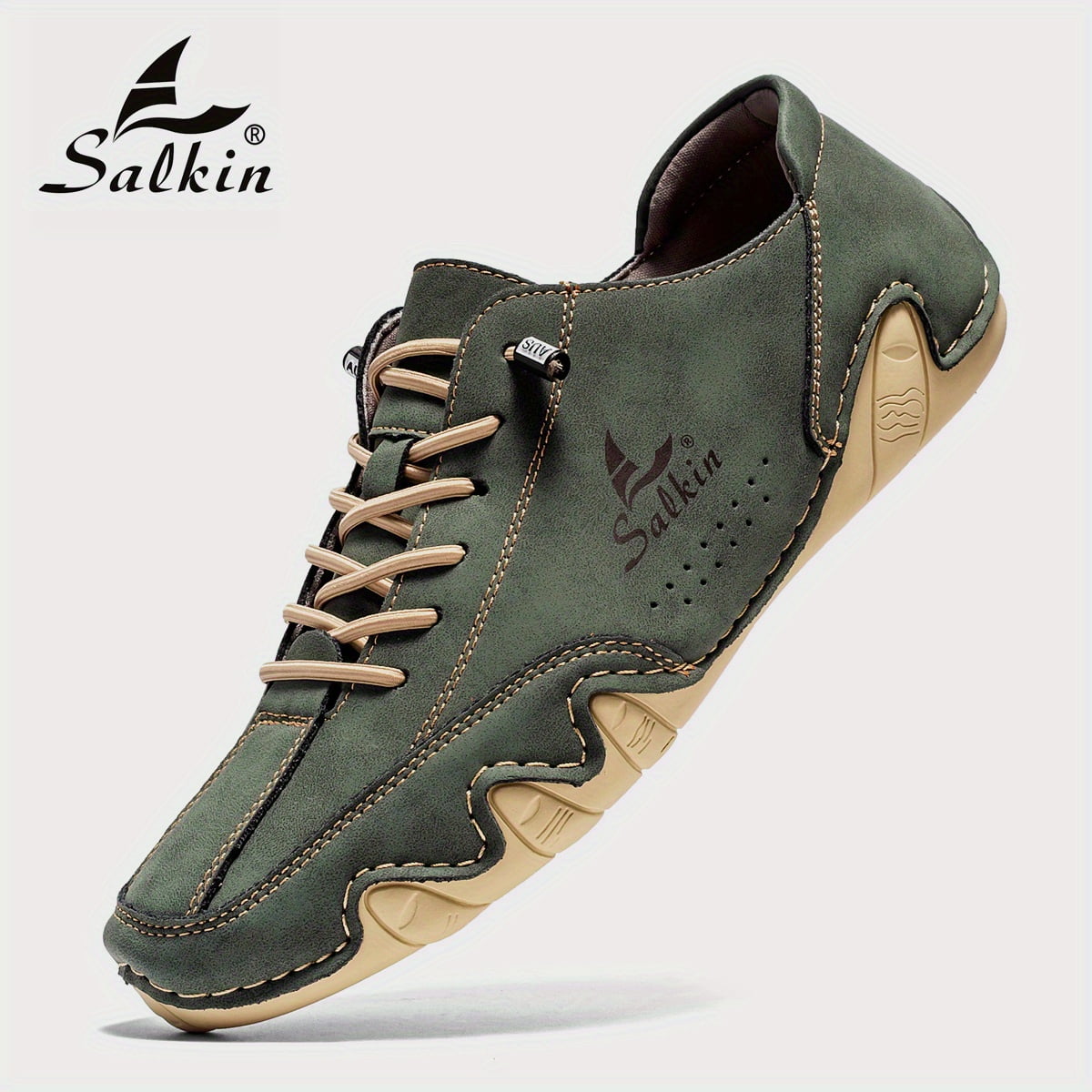 Salin Men's Fashion Casual Shoes with Octopus Palm Sole Handmade ...