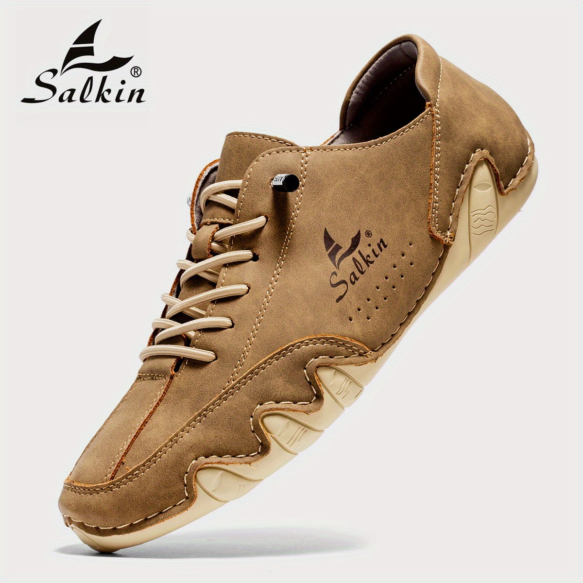 Salin Men's Fashion Casual Shoes with Octopus Palm Sole Handmade ...