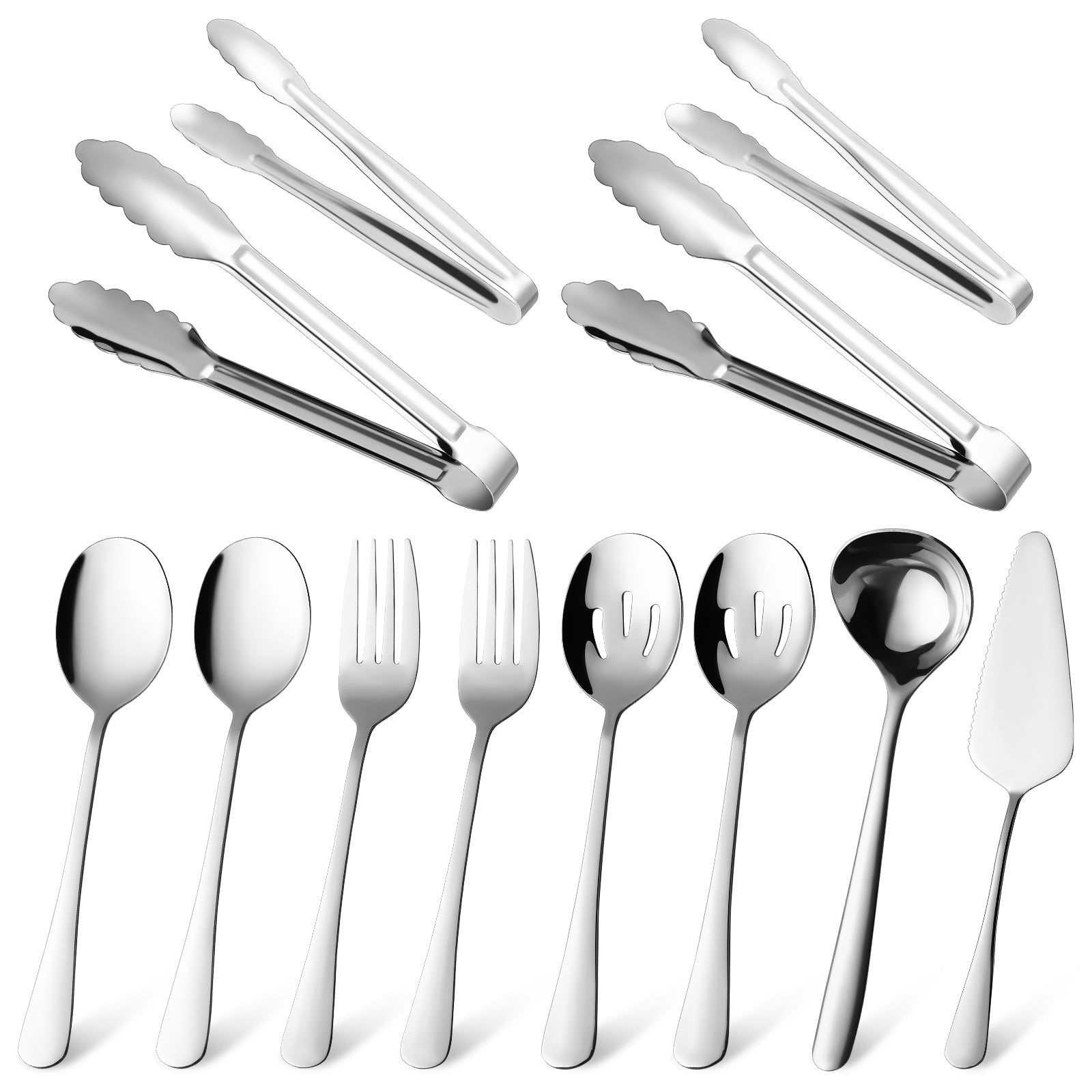 Salinist 1 Set Serving Utensils Appetizers Tongs Buffet Serving Forks ...