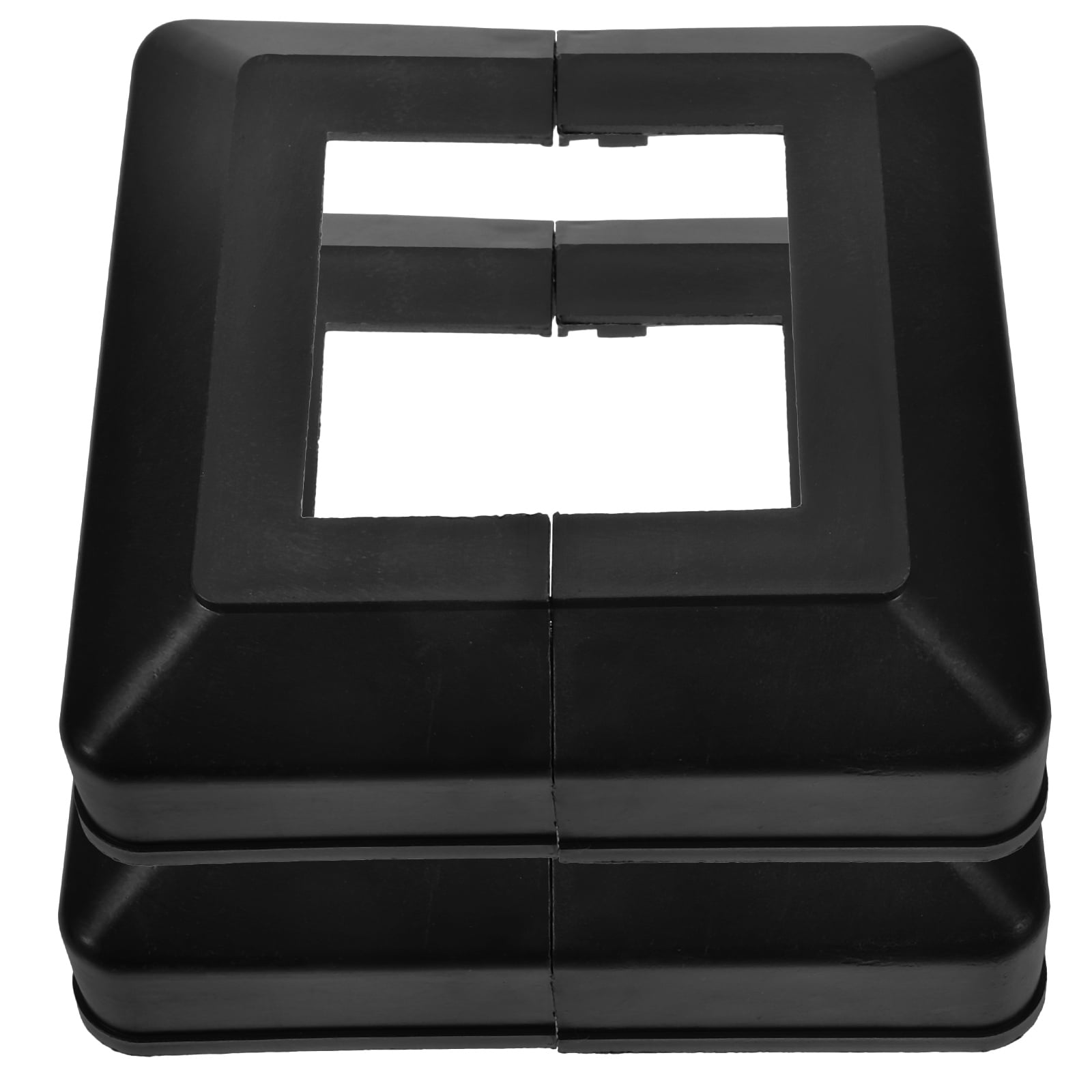 Salinist 2pcs Column Wrap For Porch Railing Post Cap Fence Post Sleeve ...