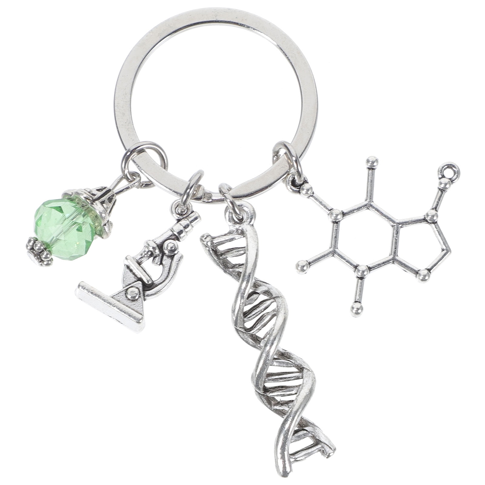 Salinist Biology Chemistry Grad Keychain Microscope DNA Charm 2023 Grad ...