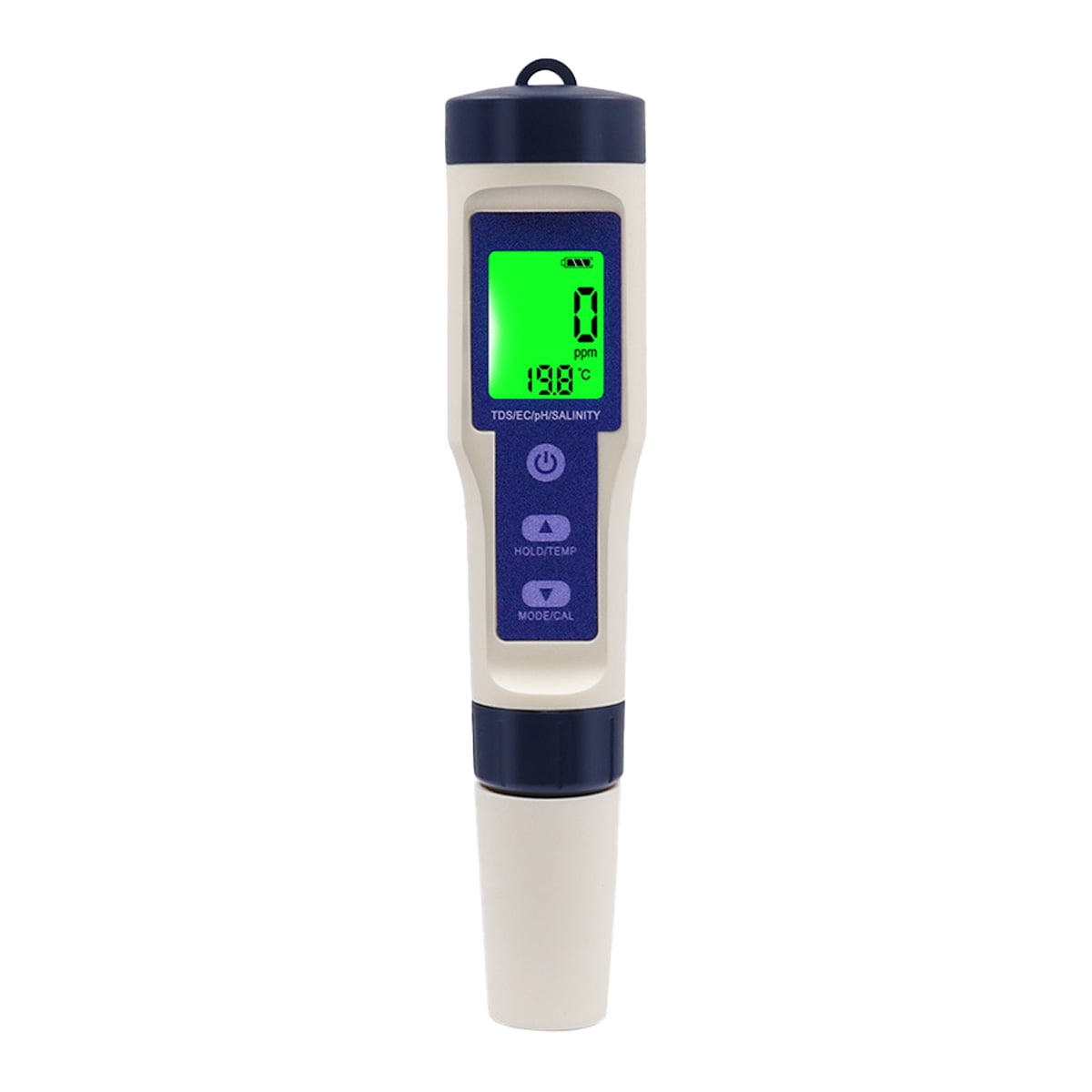 Salinity Meter, Digital Tester 5 in 1 Multifunction pH Tester, High ...