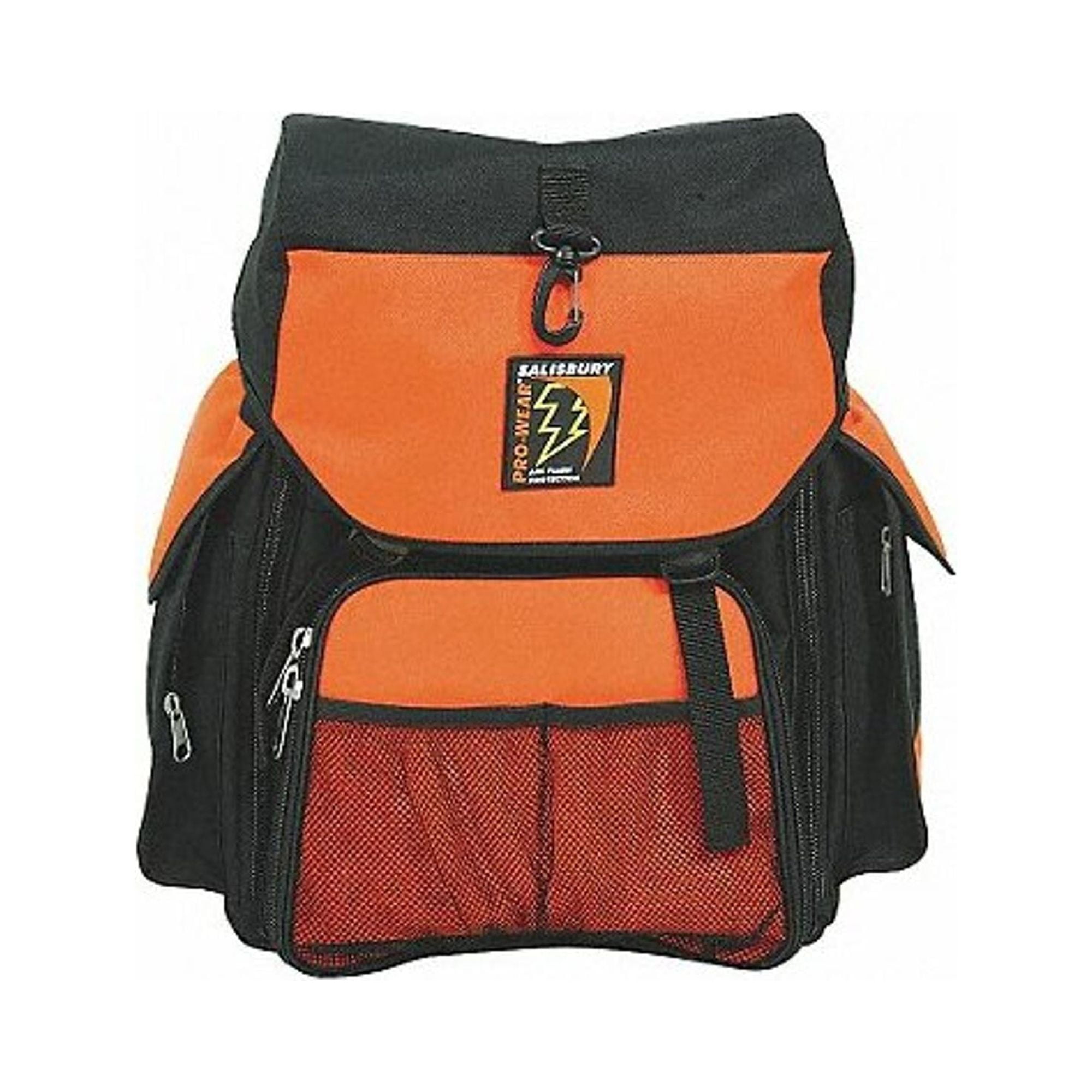 Salisbury Tool Backpack, Orange, Polyester, 7 Pockets SKBACKPACK ...