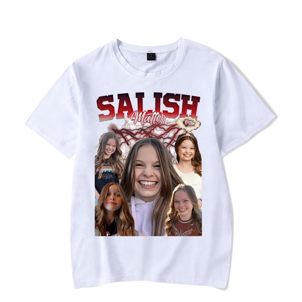 Salish Matter Merch Graphic Print Crew Neck Casual T-shirt For Men And ...