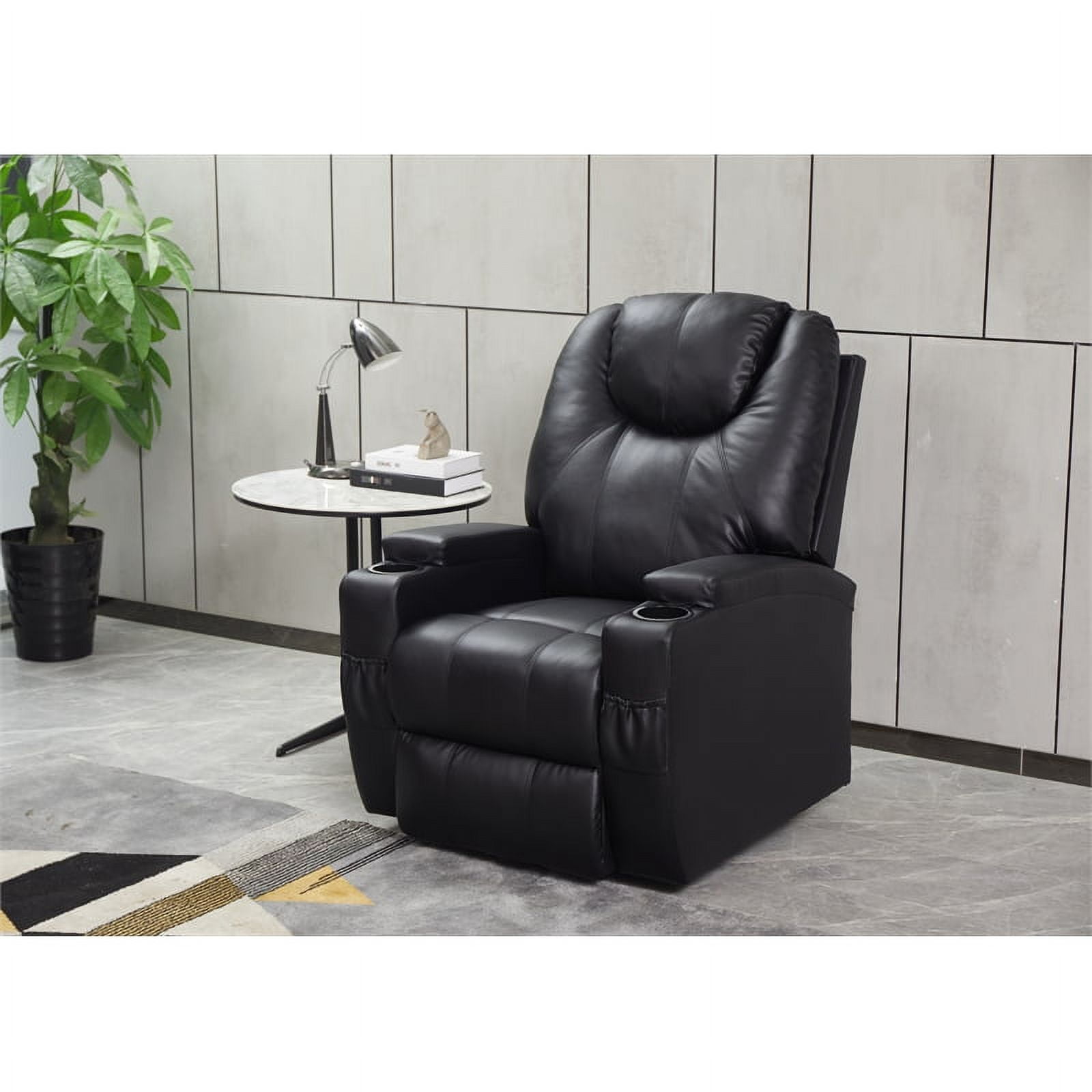 Salle Faux Leather Power Lift Recliner Chair in Black - Walmart.com