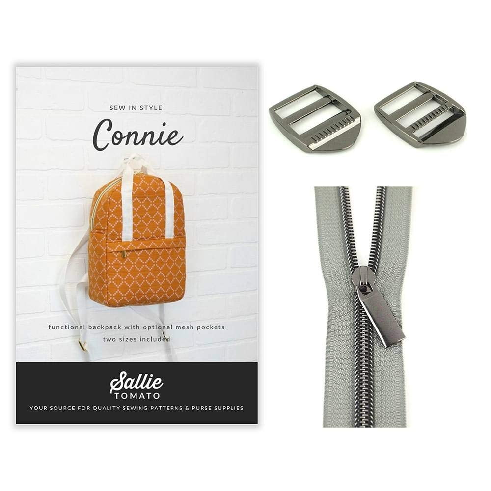 Sallie Tomato, Bag Pattern and Hardware Kit - Connie Backpack - Walmart.com