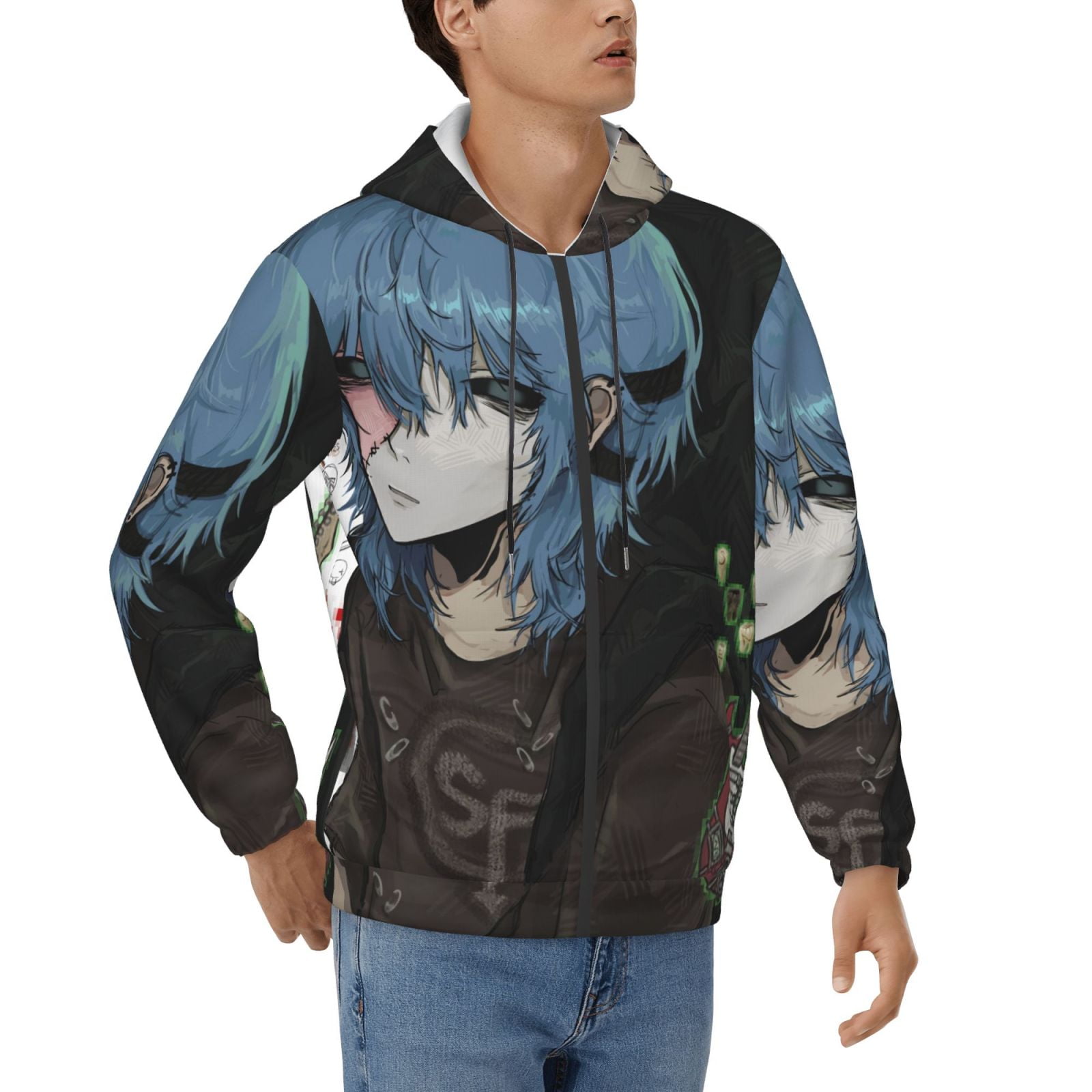 Sally Face 3D Printed Cartoon Hoodies, Unisex Cosplay Sweatshirt ...