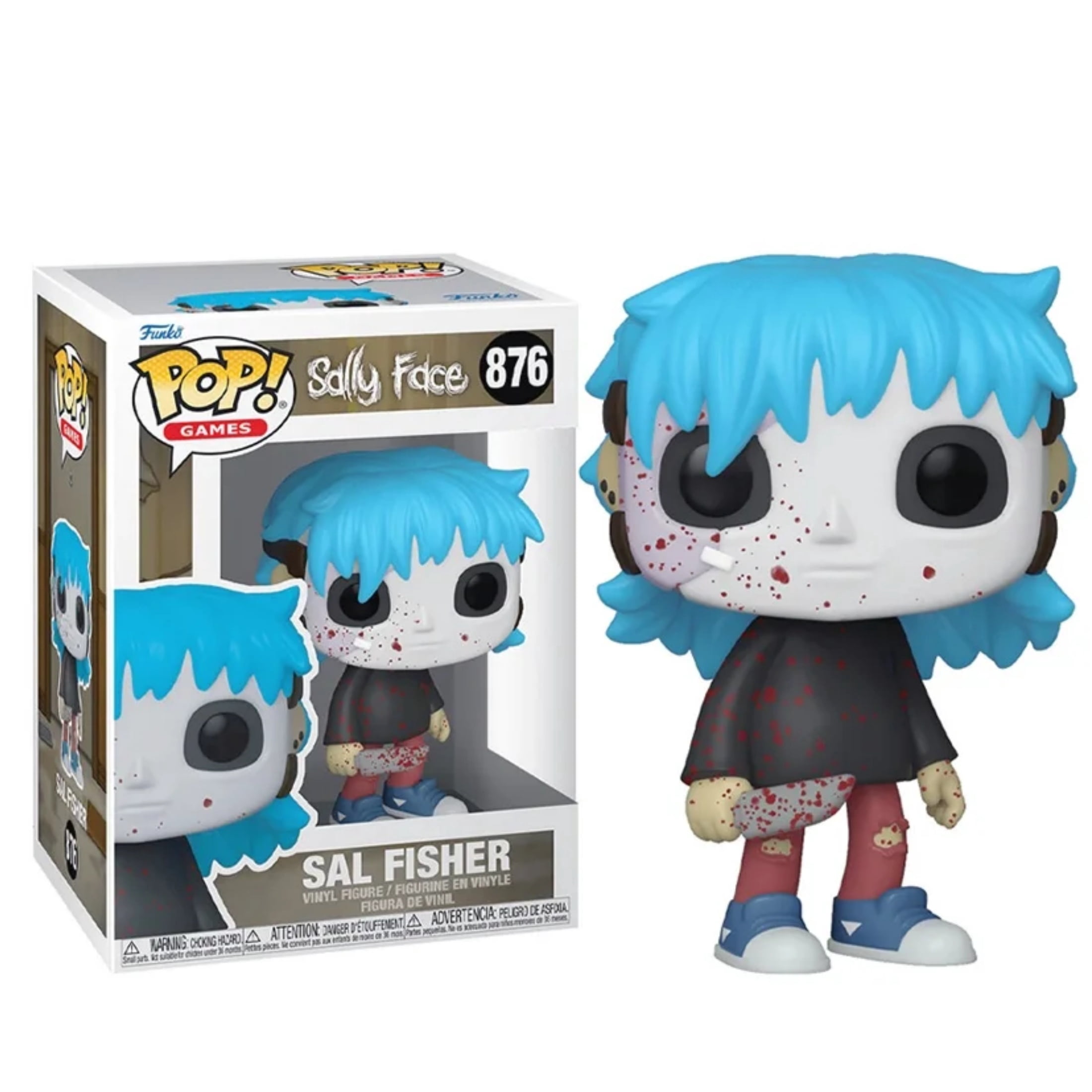Sally Face #876 Sal Fisher Vinyl Figure Toys Birthday Gift Collectible ...