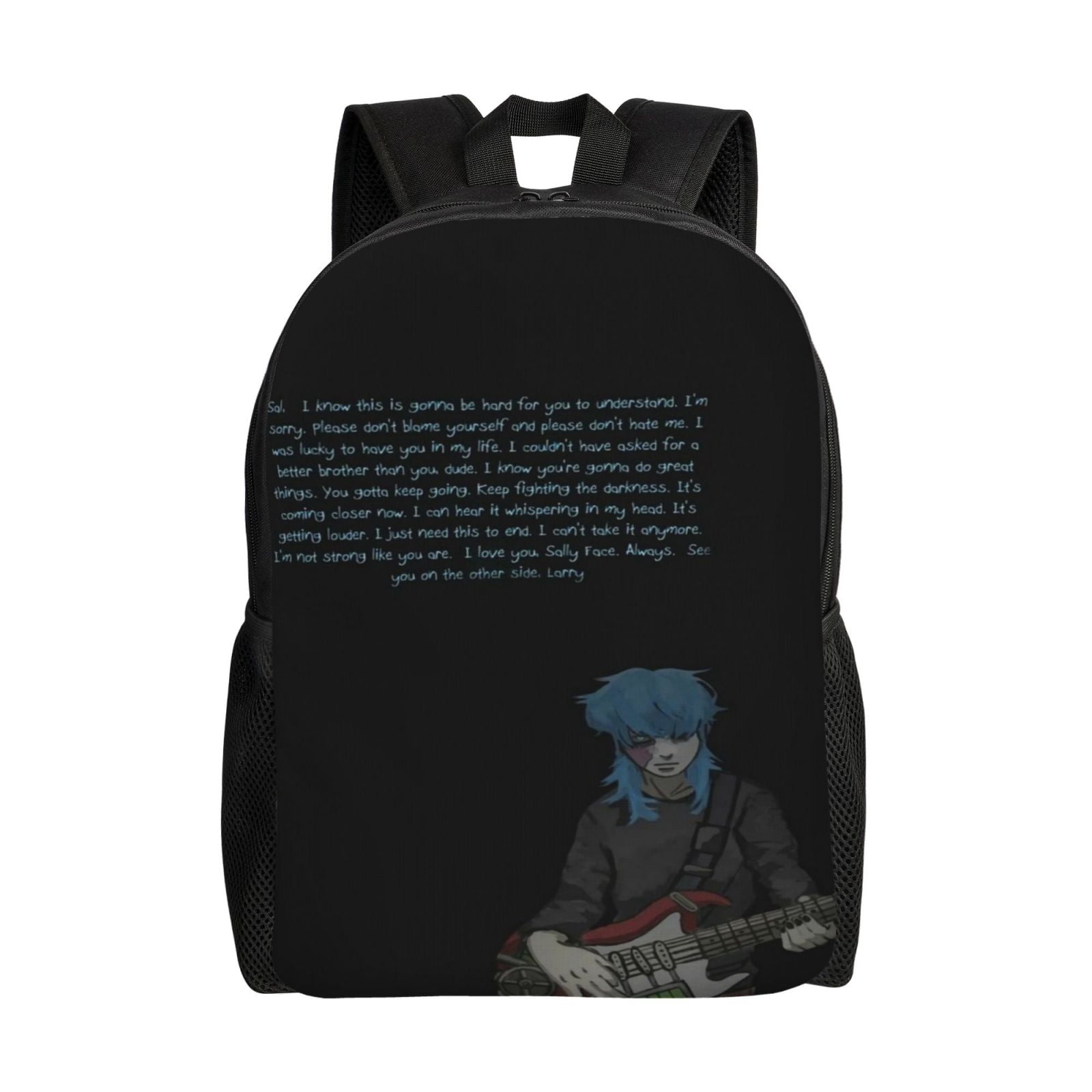 Sally Face Backpack, 3D Printed Cartoon Laptop Bag Bookbag, Lightweight ...