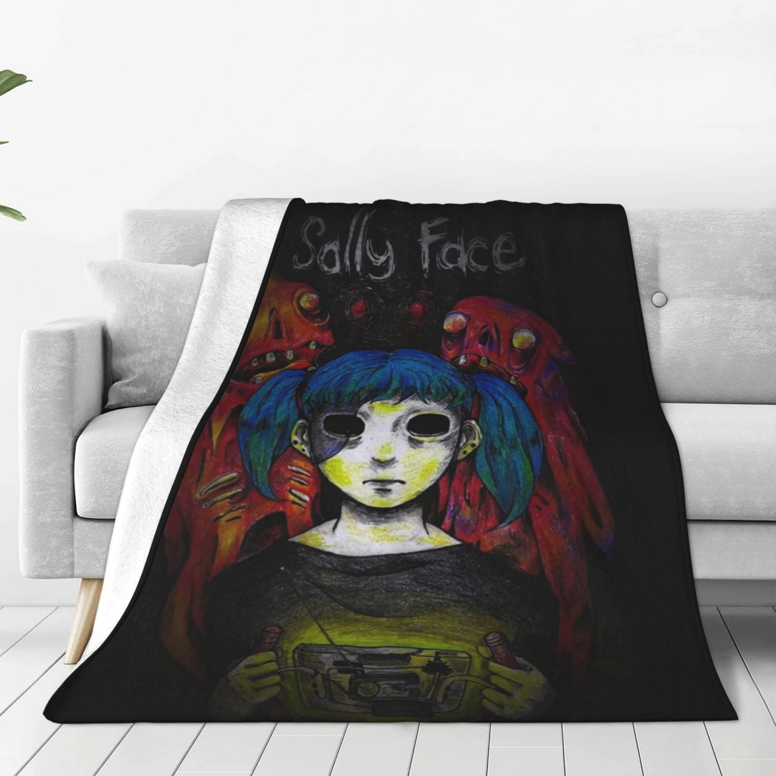 Sally Face Cute Anime Blanket, Gifts For Girls And Boys, Super Soft ...