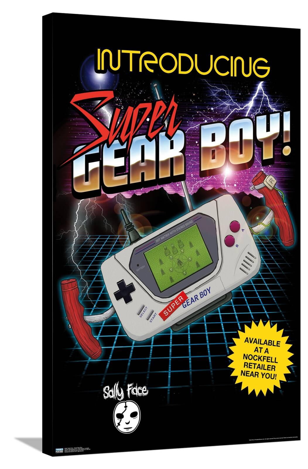 Sally Face - Super Gear Boy Canvas Wall Poster, 22.375" x 34" - Walmart.com