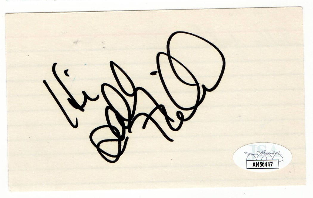 Sally Field Signed Autographed Index Card Hollywood Legend JSA AM56447 ...