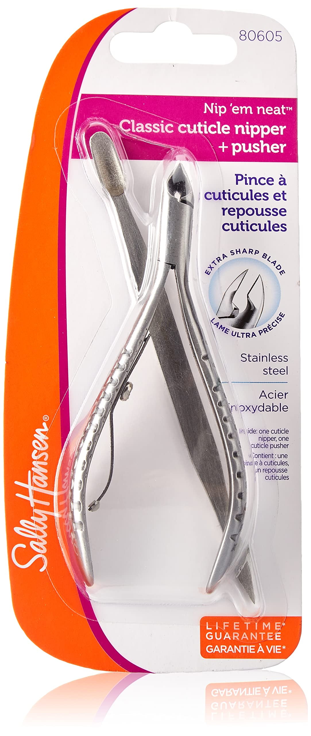 Sally Hansen Cuticle Trimmer and Nipper Set, Precision Stainless Steel ...