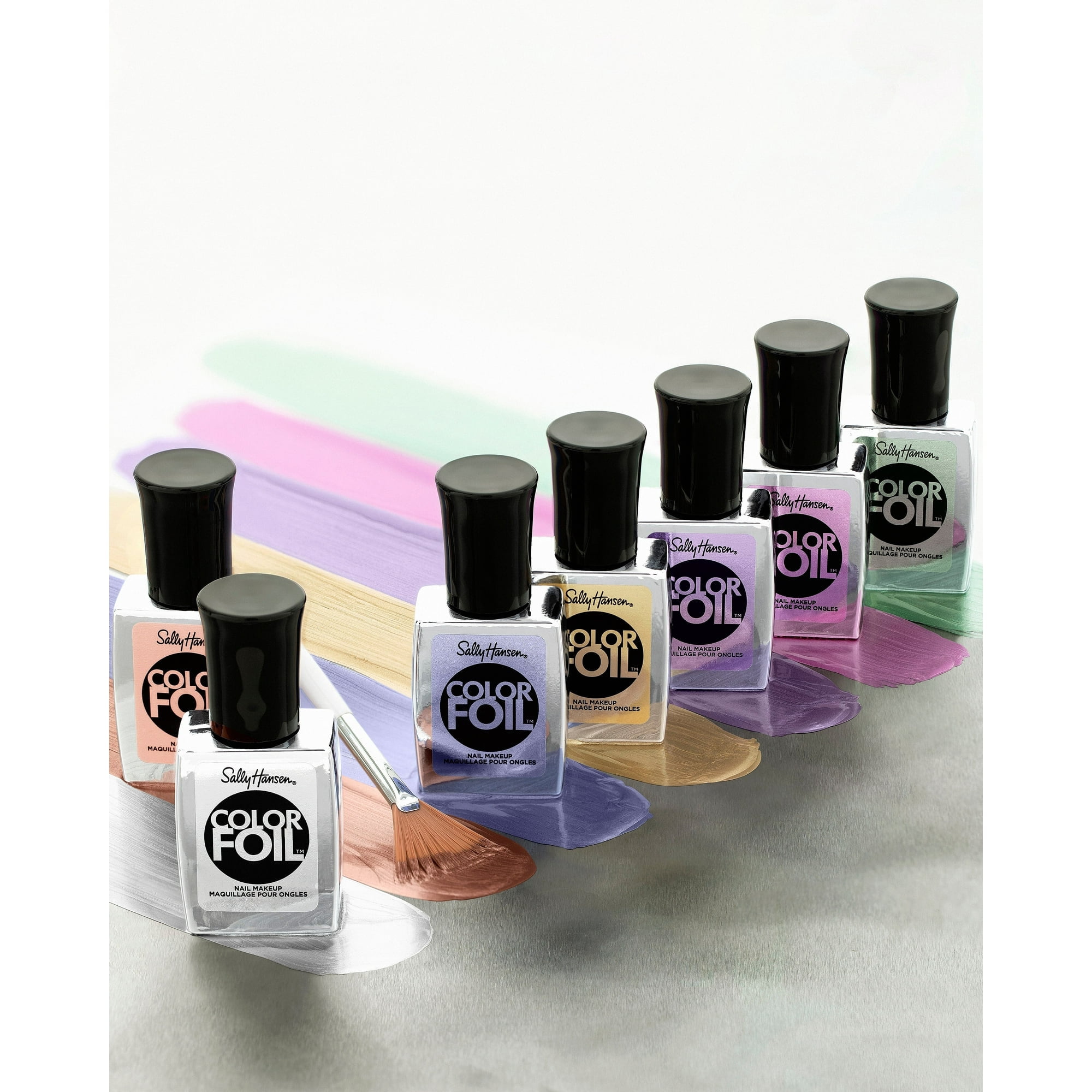 Sally Hansen Color Foil Nail Polish with Gel Formula, 7 Count - Walmart.com