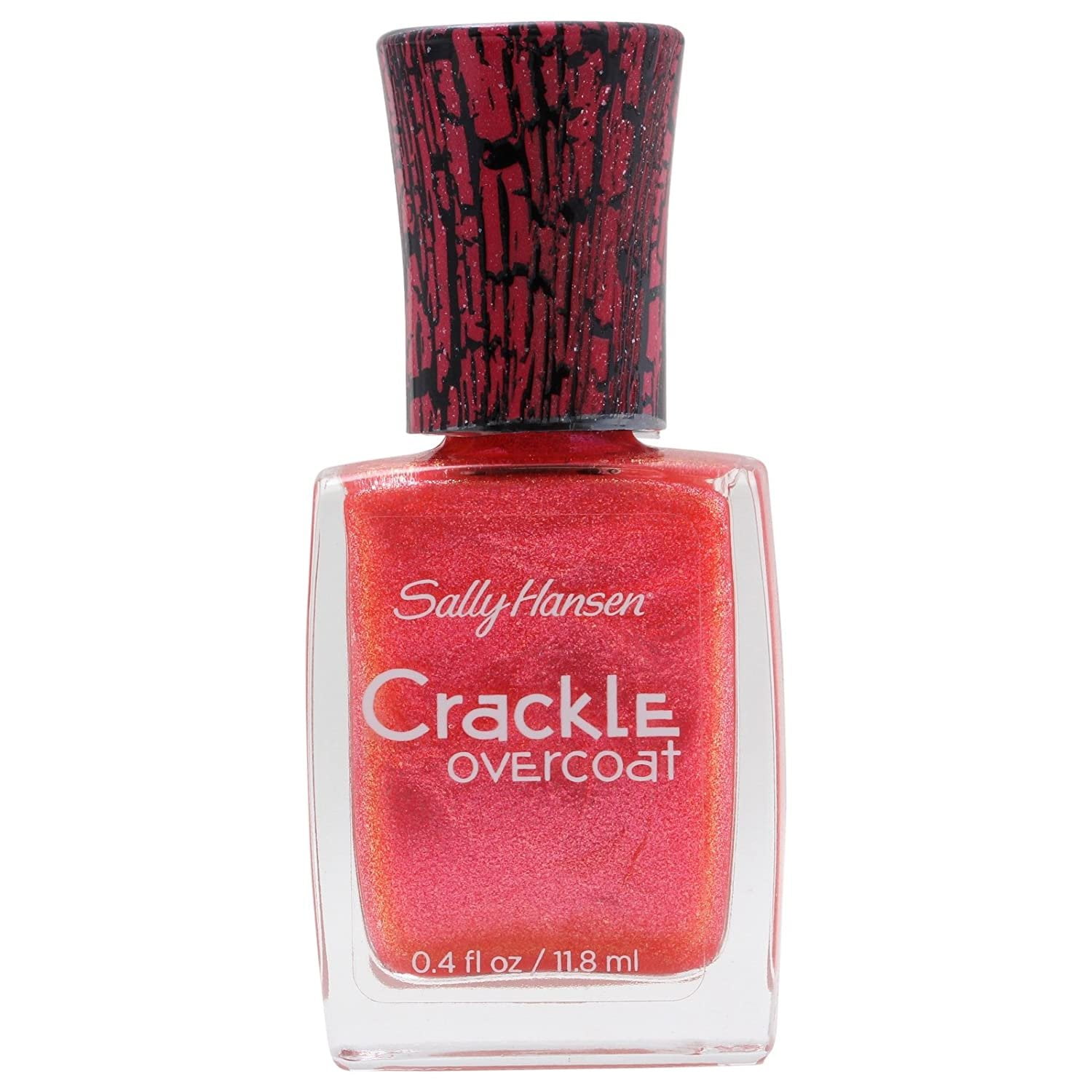 Sally Hansen Crackle Overcoat - Coral Collide - Walmart.com