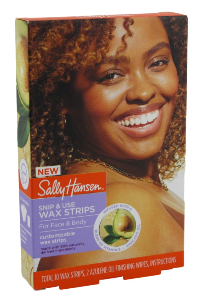Sally Hansen Snip and Use Wax Strips For Face & Body - Walmart.com