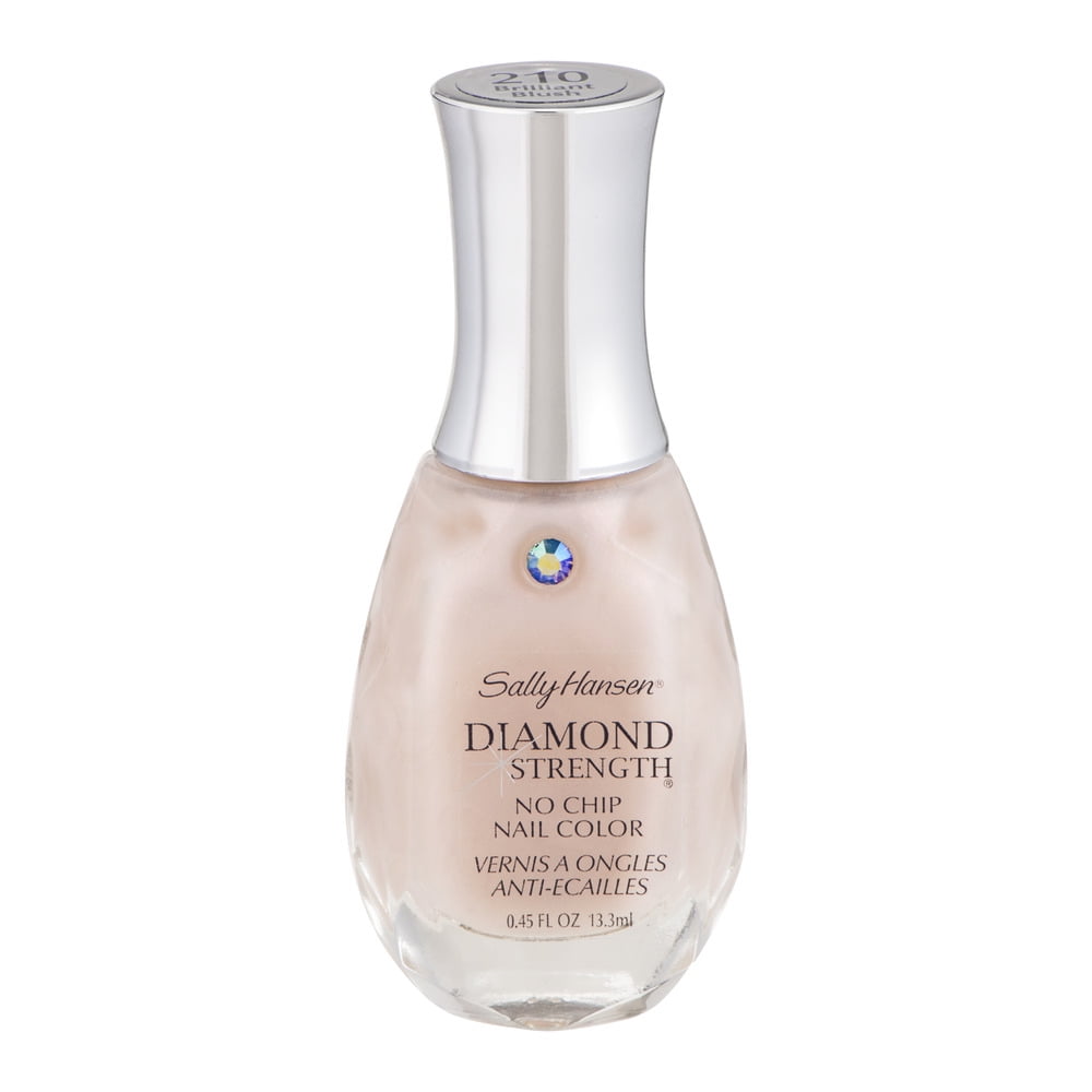 Sally Hansen Diamond Strength No Chip Nail Polish, Brilliant Blush, 0. ...