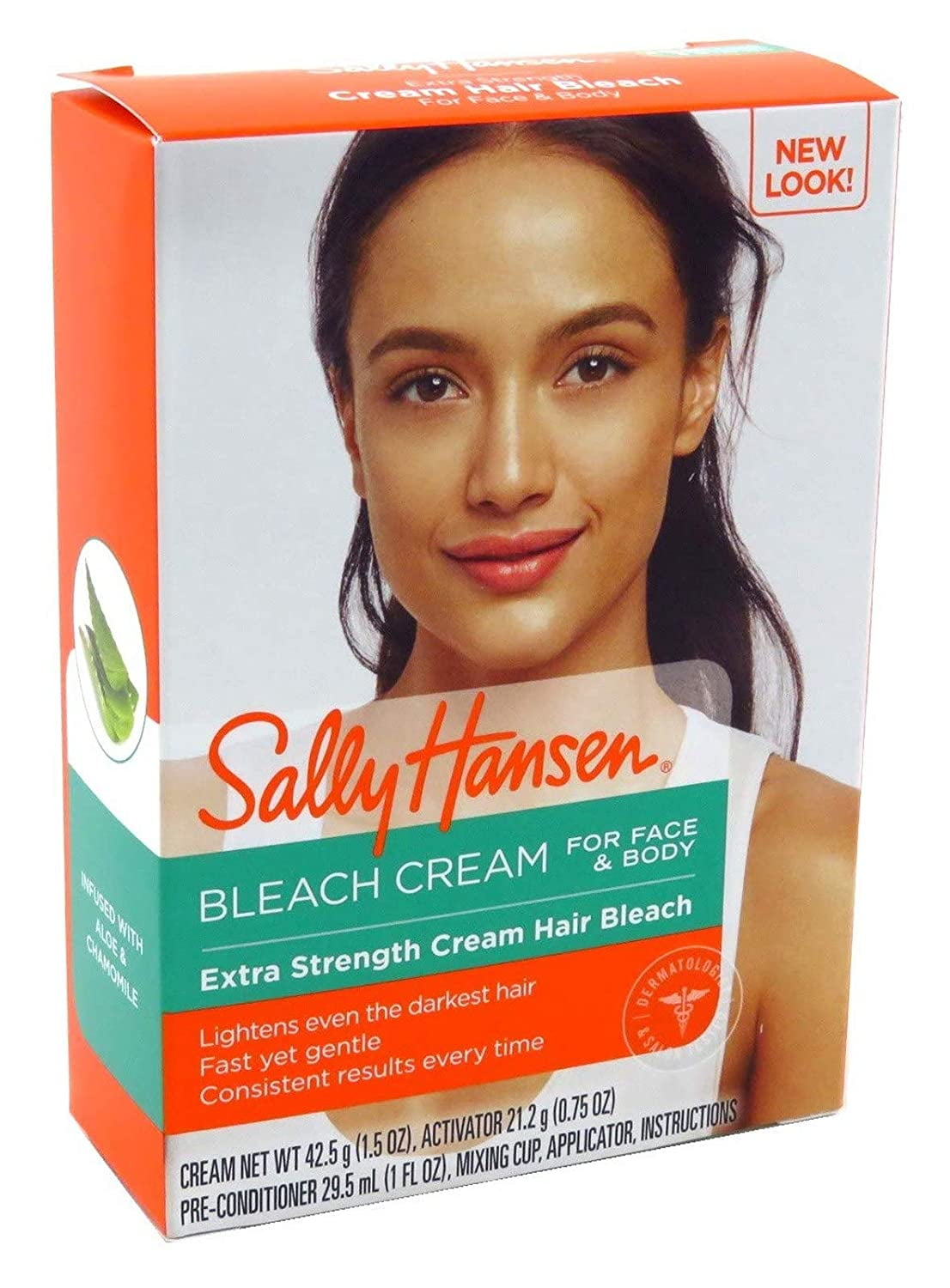 Sally Hansen Extra Strength Creme Hair Bleach, Face, Arms, Legs, Aloe ...