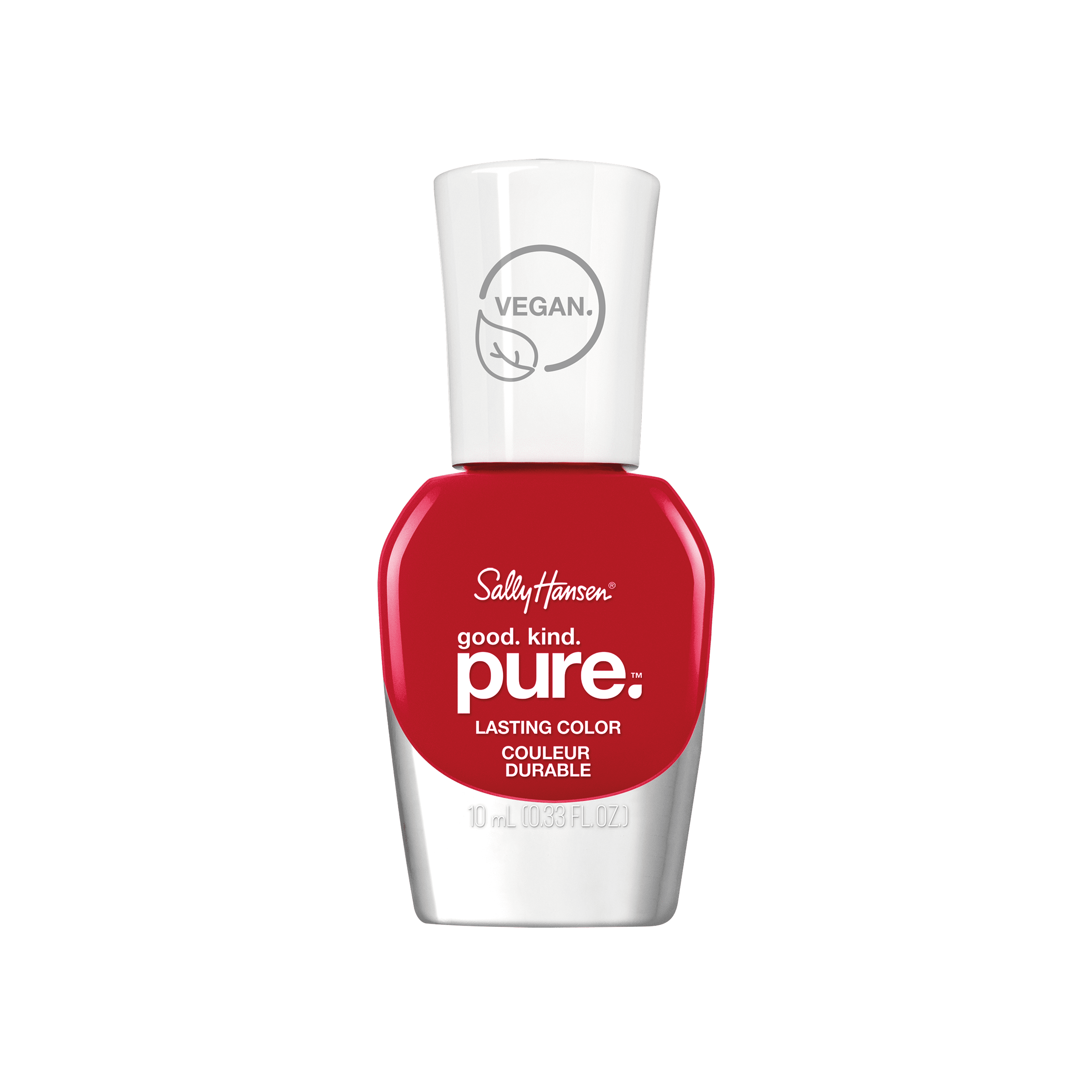Sally Hansen Good.Kind.Pure. Nail Polish, 305 Natural Red 0.33 fl oz ...
