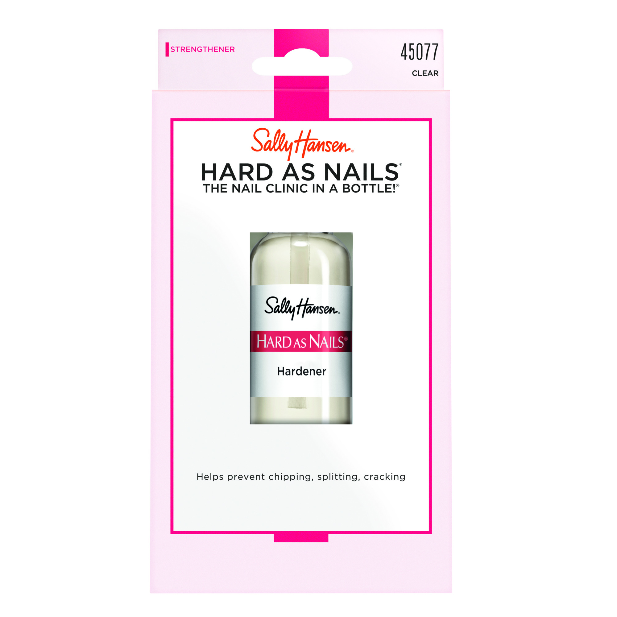 2 Pack - Sally Hansen Hard as Nails, Hardener Clear 0.45 oz - Walmart.com