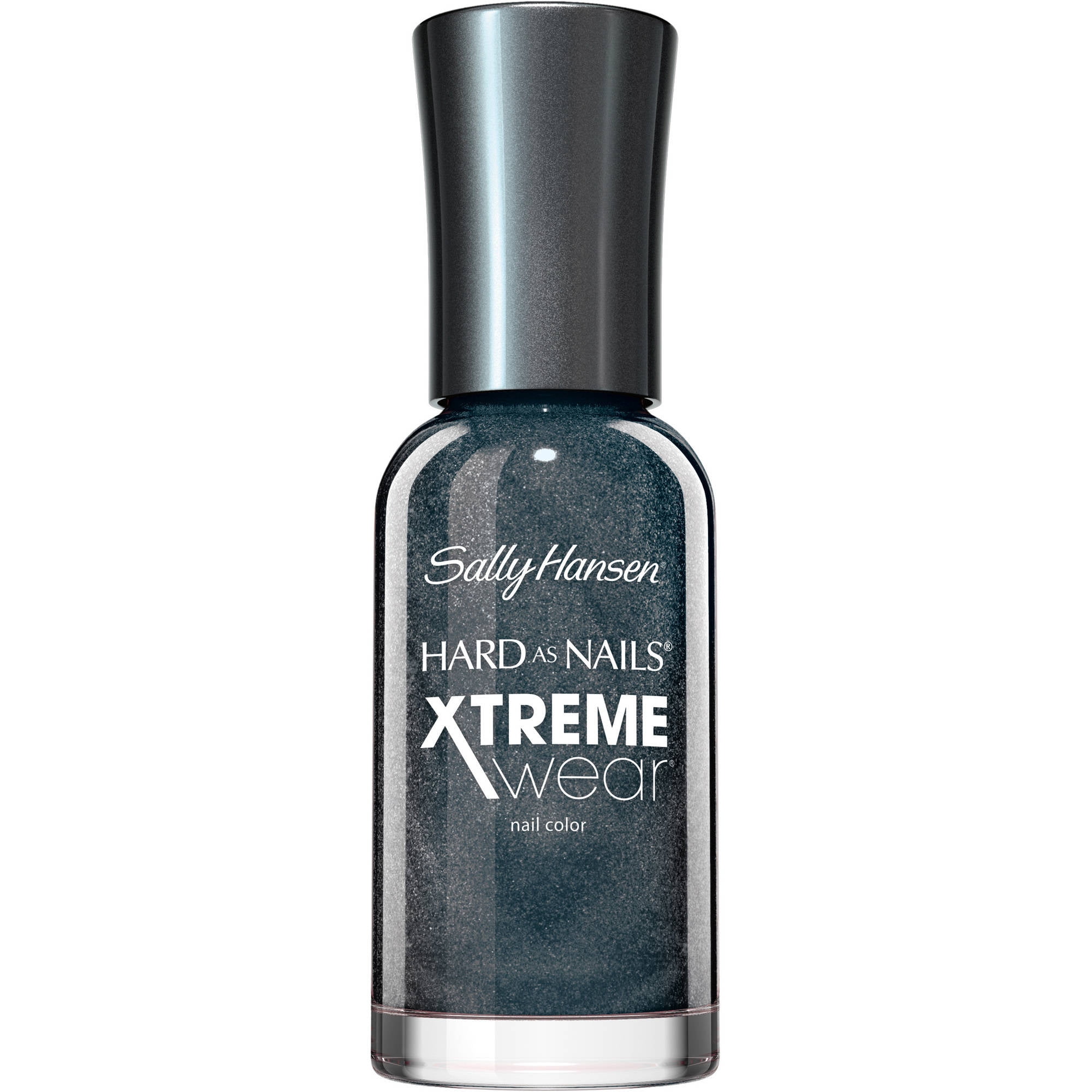Sally Hansen Hard as Nails Xtreme Wear Nail Color, Throw-Black Jam ...