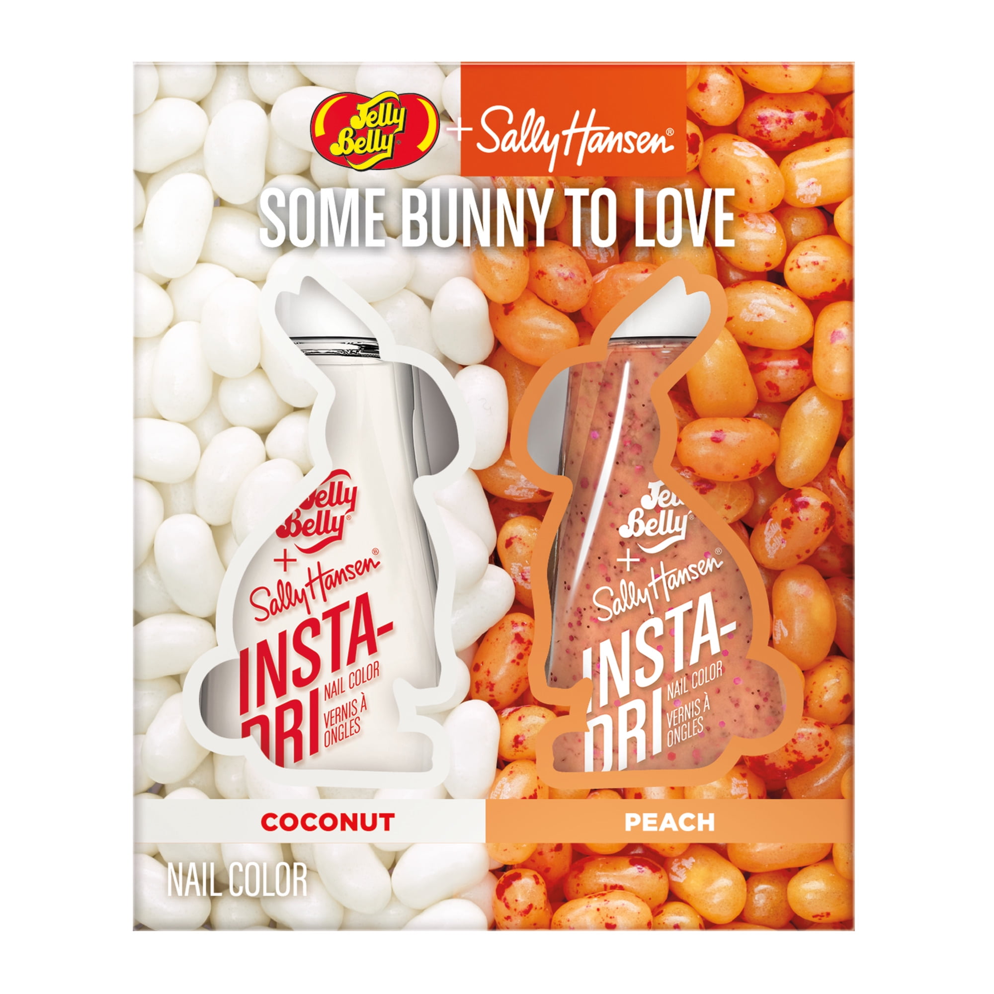 Sally Hansen Insta-Dri Jelly Belly Duo Pack, Coconut and Peach ...