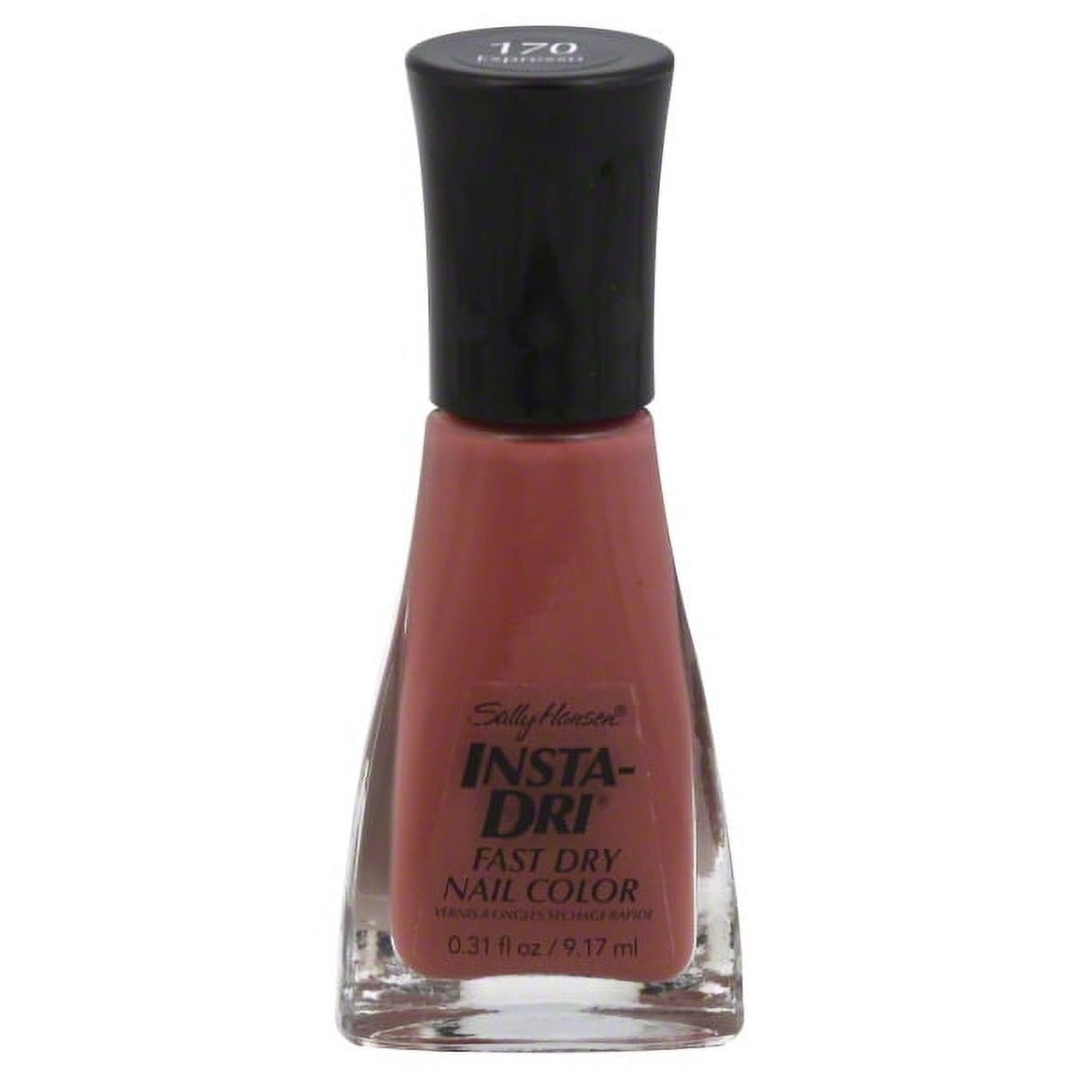 Sally Hansen Quick Dry Insta-Dri Finger Nail Polish, Expresso Color ...