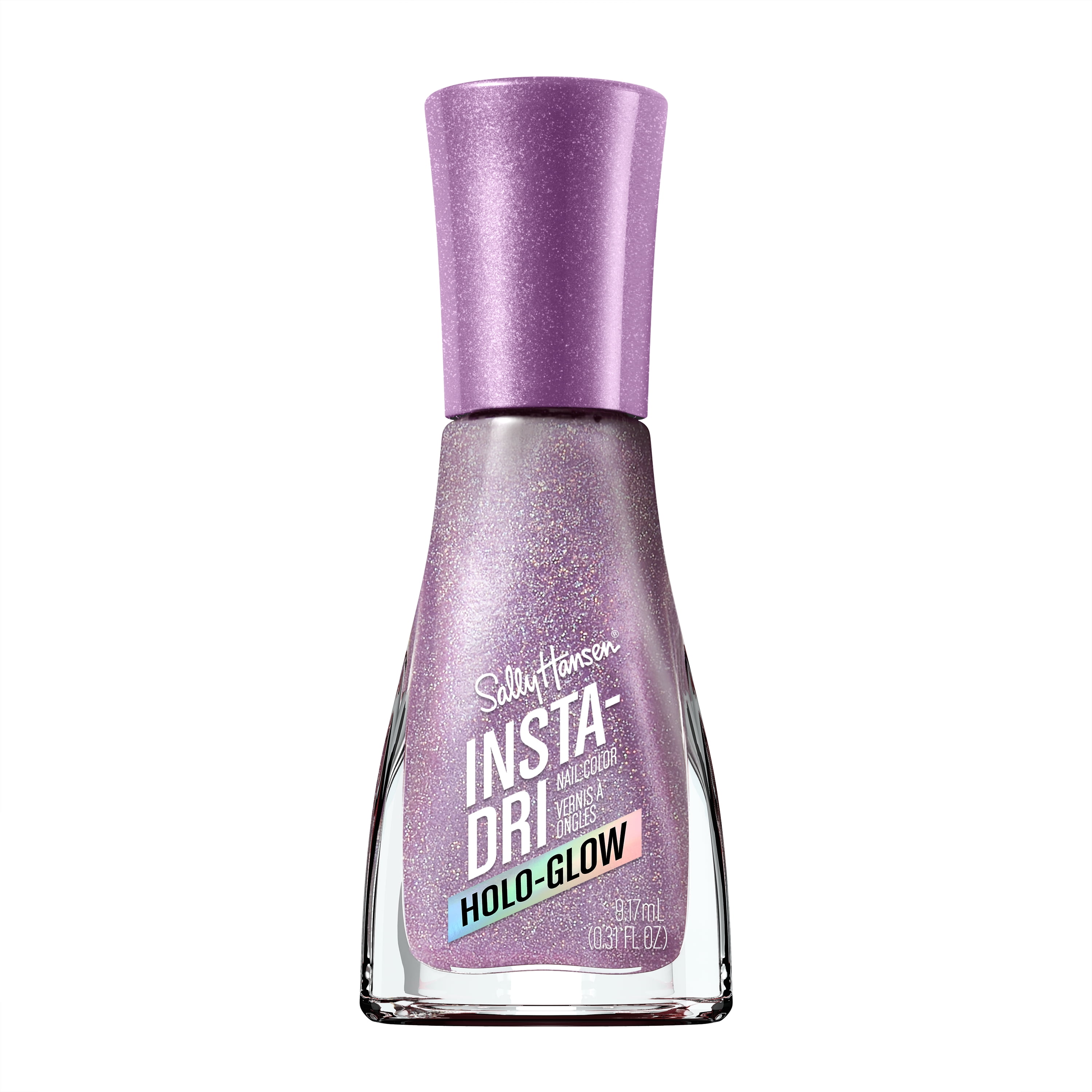 Sally Hansen Insta-Dri Holo-Glow Collection Lustrous Lilac Quick Dry ...