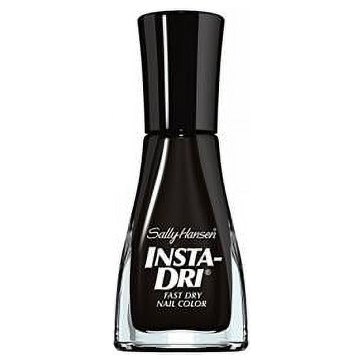 Sally Hansen Insta-Dri Nail Polish Liquid, Black to Black, 0.31 fl oz ...