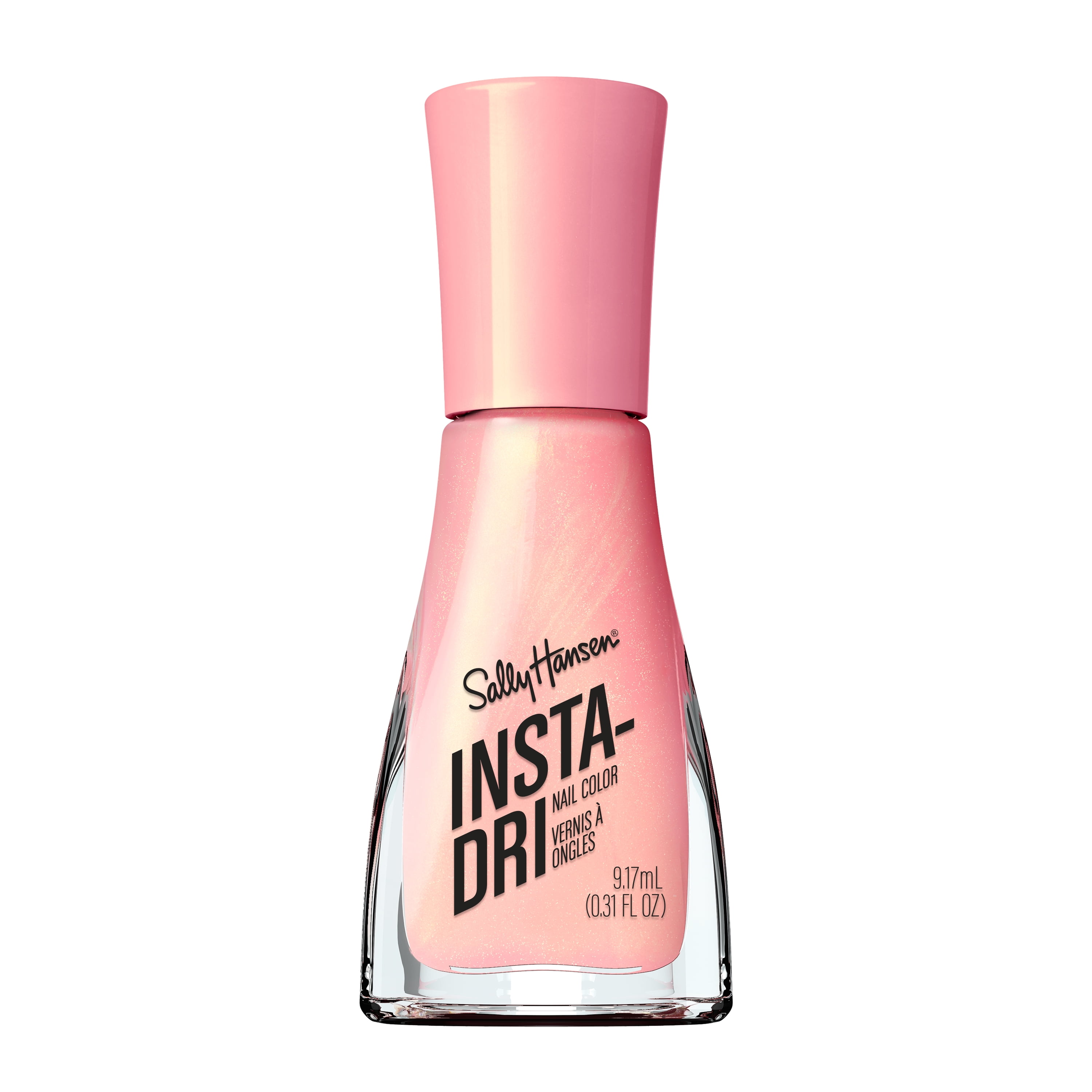 Sally Hansen Insta-Dri Nail Polish, Pink Plush , Fast-Drying, Vegan ...