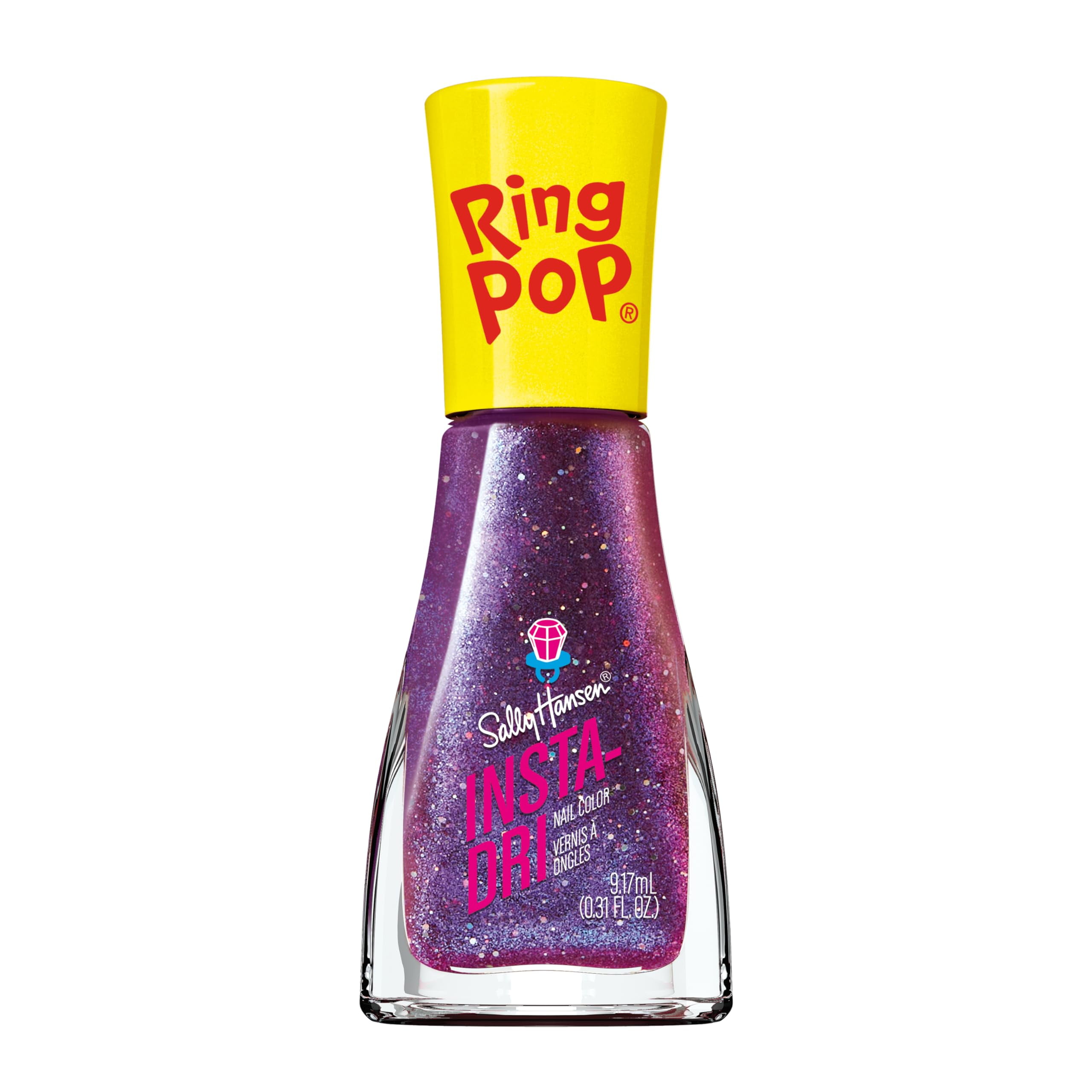 Sally Hansen Insta-Dri, Ring Pop Grape Expectations, Quick Dry, Long ...