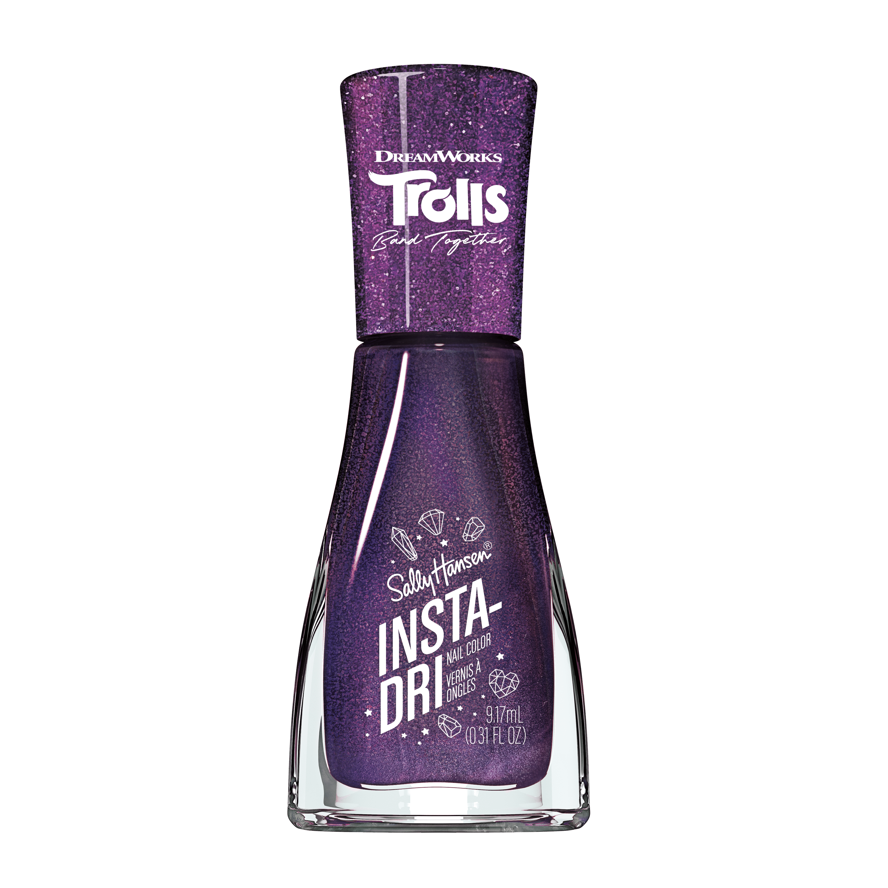 Sally Hansen Insta-Dri Trolls Nail Polish Collection, Hole 'N Fun, 0.31 ...