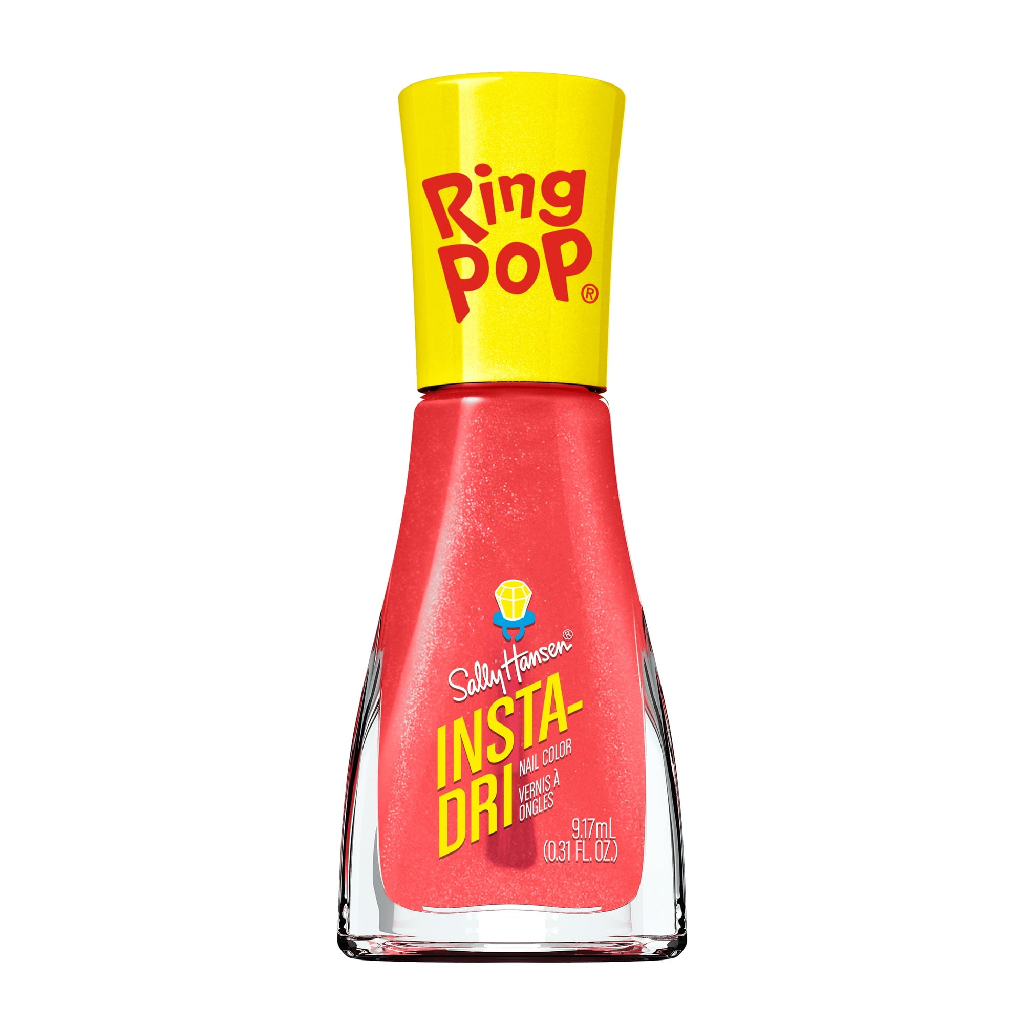 Sally Hansen Insta-Dri x Ring Pop Nail Polish, Berry Go Round , 0.31 fl oz, Quick Dry - Walmart.com