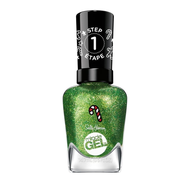 Sally Hansen Miracle Gel Holiday Nail Polish, For Goodness Bakes 913, 0 ...