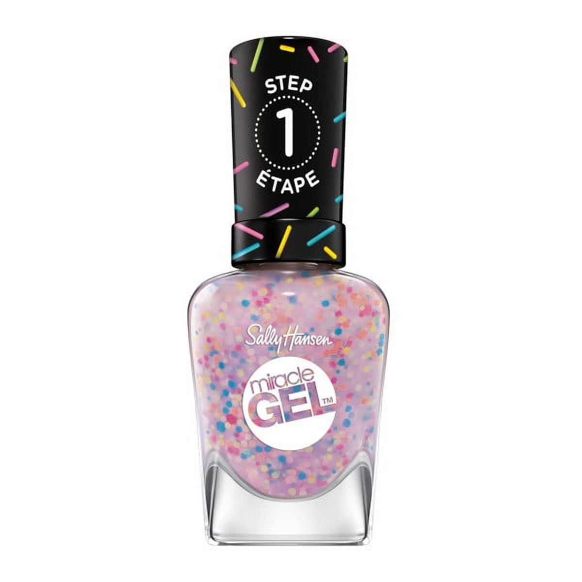 Sally Hansen Miracle Gel Nail Polish, 164 Sprinkle & Spice 0.50 fl oz ...